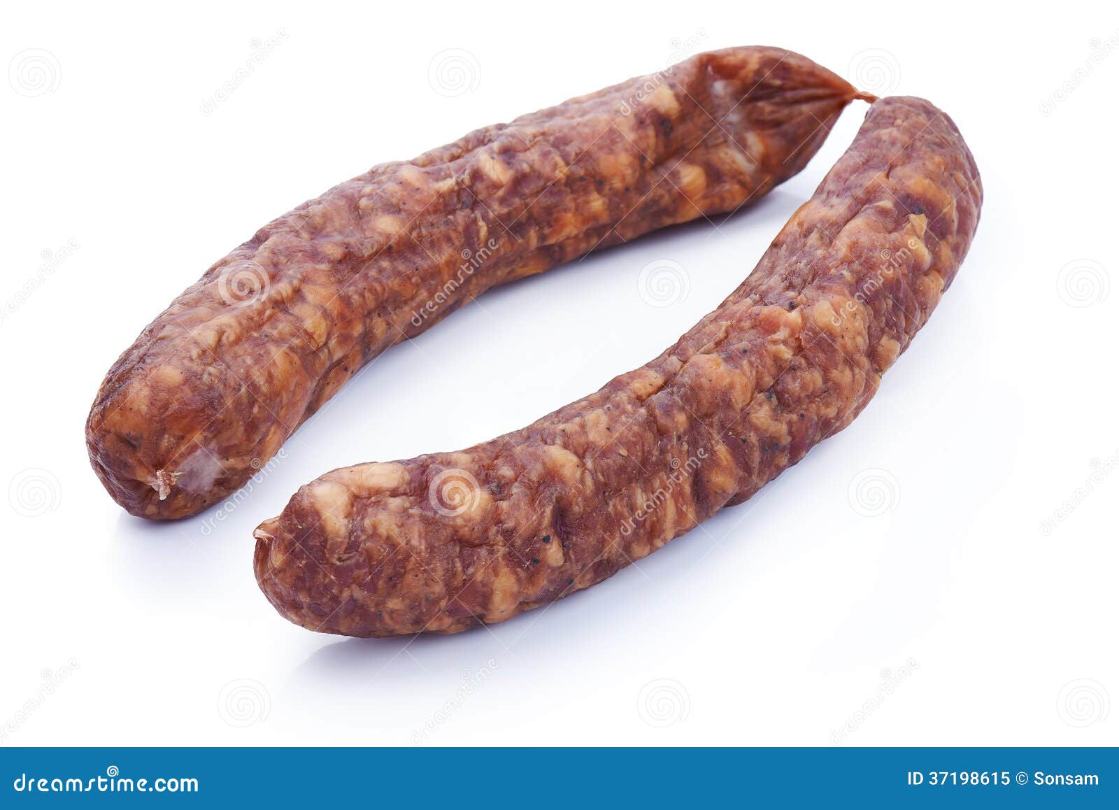 Torkad korv fotografering för bildbyråer. Bild av skinka - 37198615