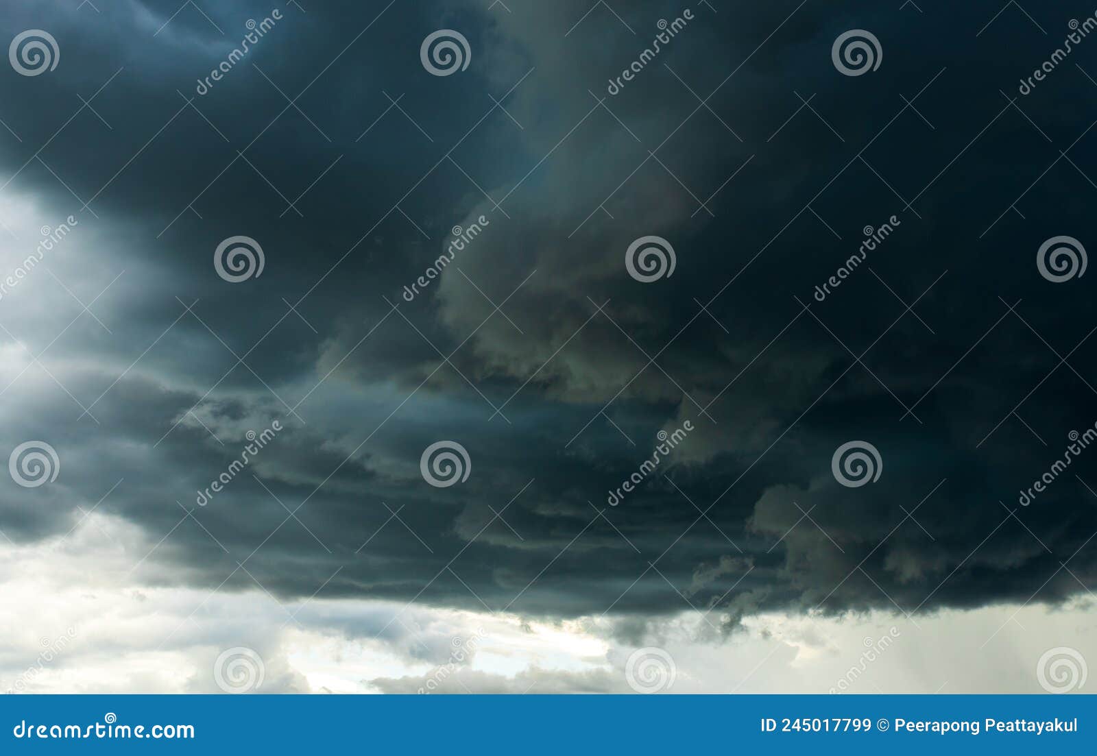 Tormenta De Truenos Cielo Nubes De Lluvia Imagen de archivo - Imagen de ...