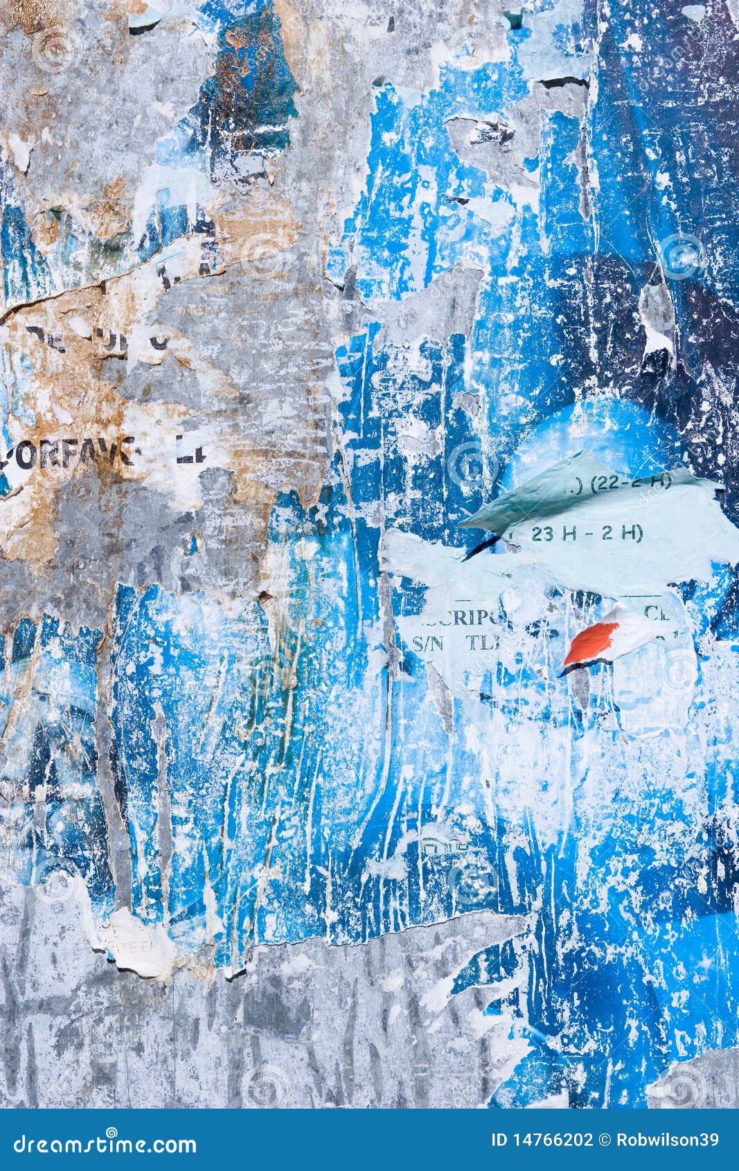 Torn Advertisement Posters Paper Texture Stock Photography ...