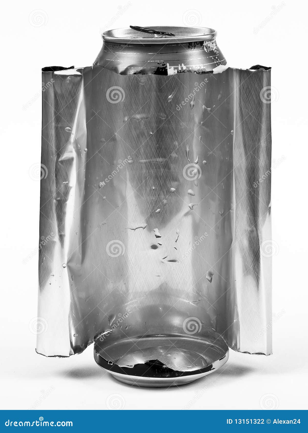 Torn aluminum can stock photo. Image of hollow, scrap - 13151322