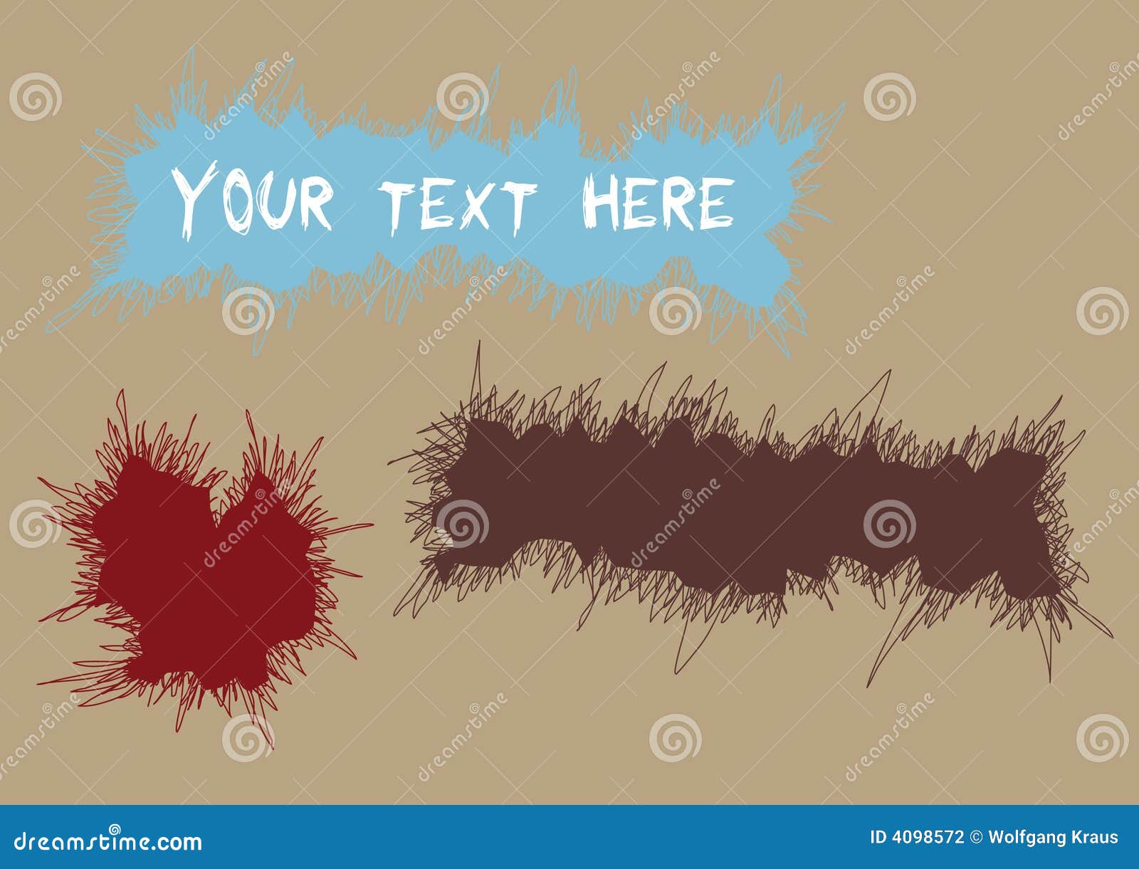 Torn banners stock vector. Illustration of design, booking - 4098572