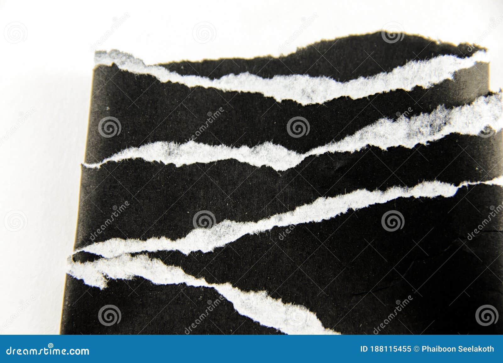 Torn Black Paper Texture Good Template for the Project Design ...