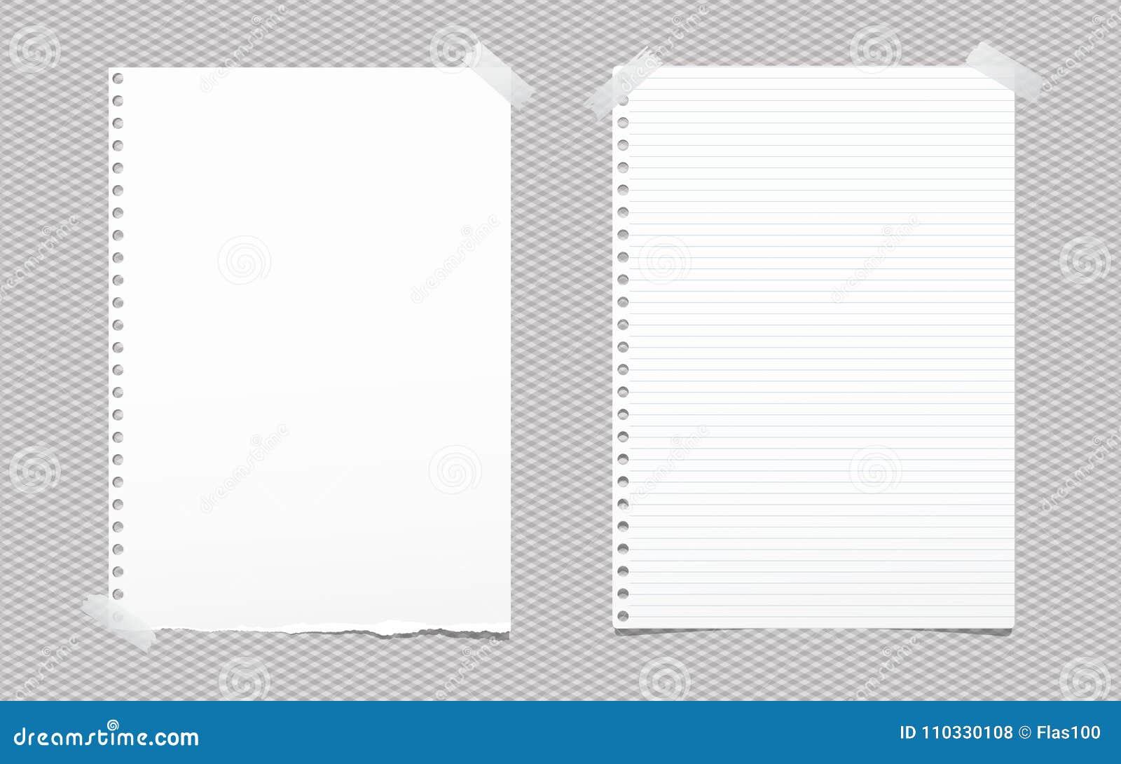 White Note Paper With Glaring Metallic Clip Isolated On Transparent ...