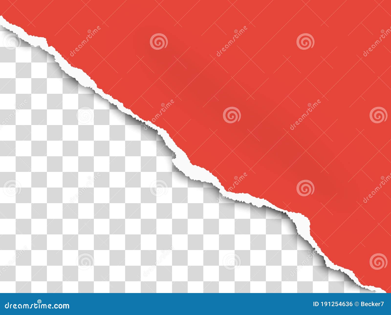 Torn Bottom Right Part Of Sheet Of White Paper With White Background ...