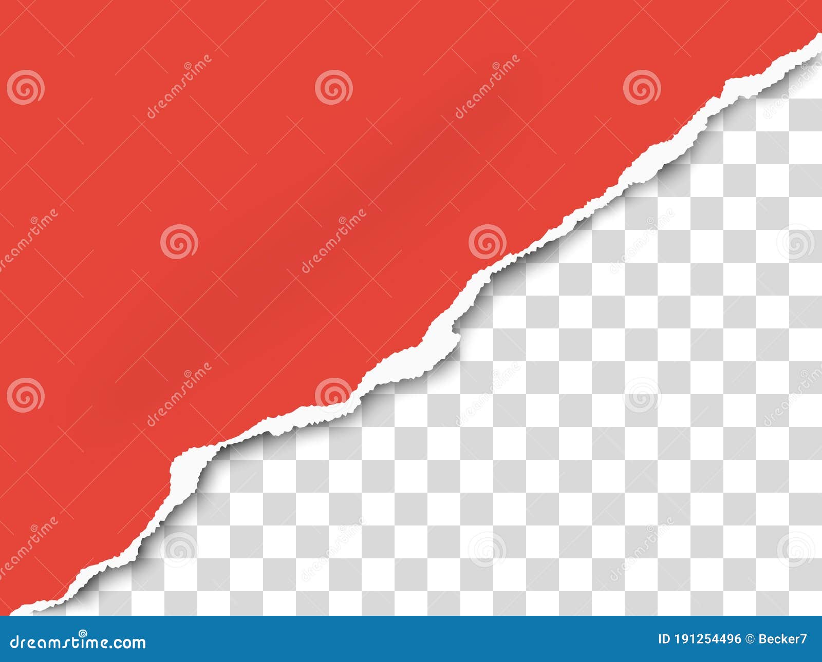 Torn Bottom Right Part Of Sheet Of White Paper With White Background ...