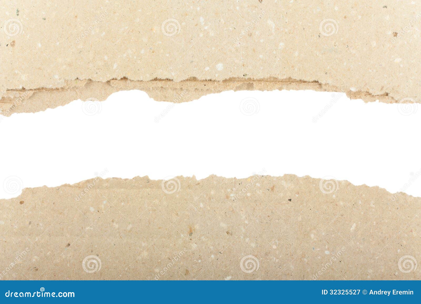 Torn brown paper stock image. Image of edge, piece, color - 32325527