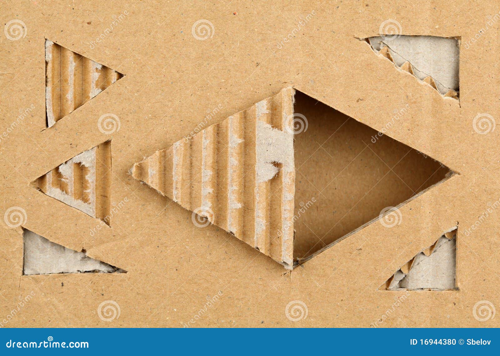 TORN CARDBOARD stock photo. Image of textured, frame - 16944380