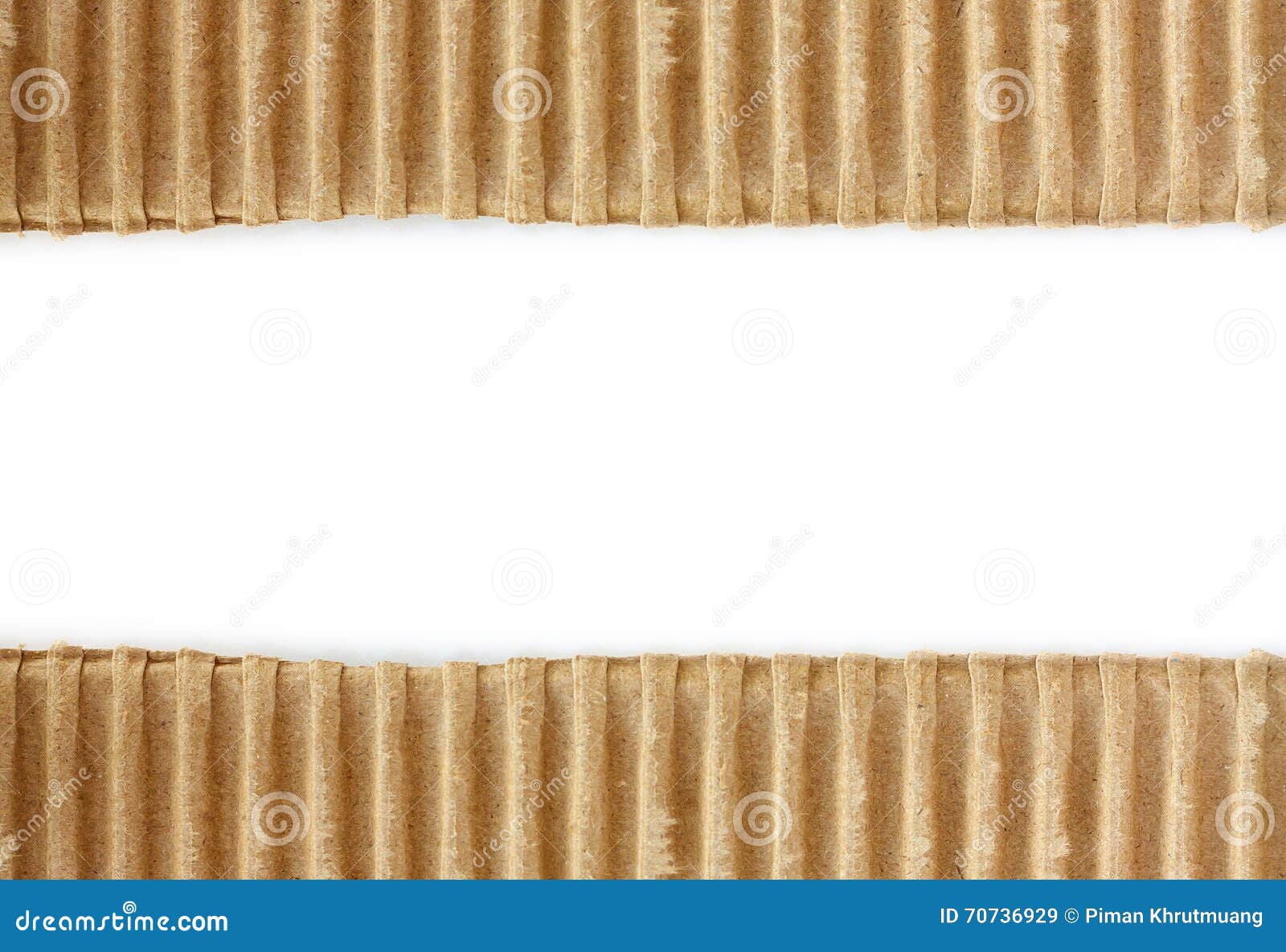 Torn Cardboard Texture on White Stock Image - Image of textured, carton ...