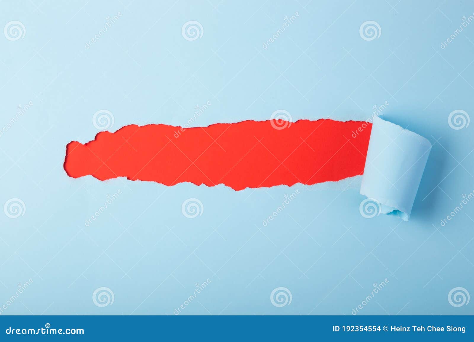 Torn Color Paper with Space Stock Photo - Image of conceptual, note ...