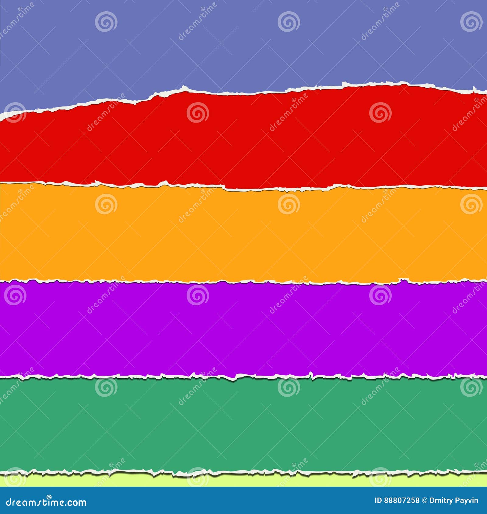 Torn color paper strips stock vector. Illustration of background - 88807258 Torn color paper strips stock vector. Illustration of background - 88807258