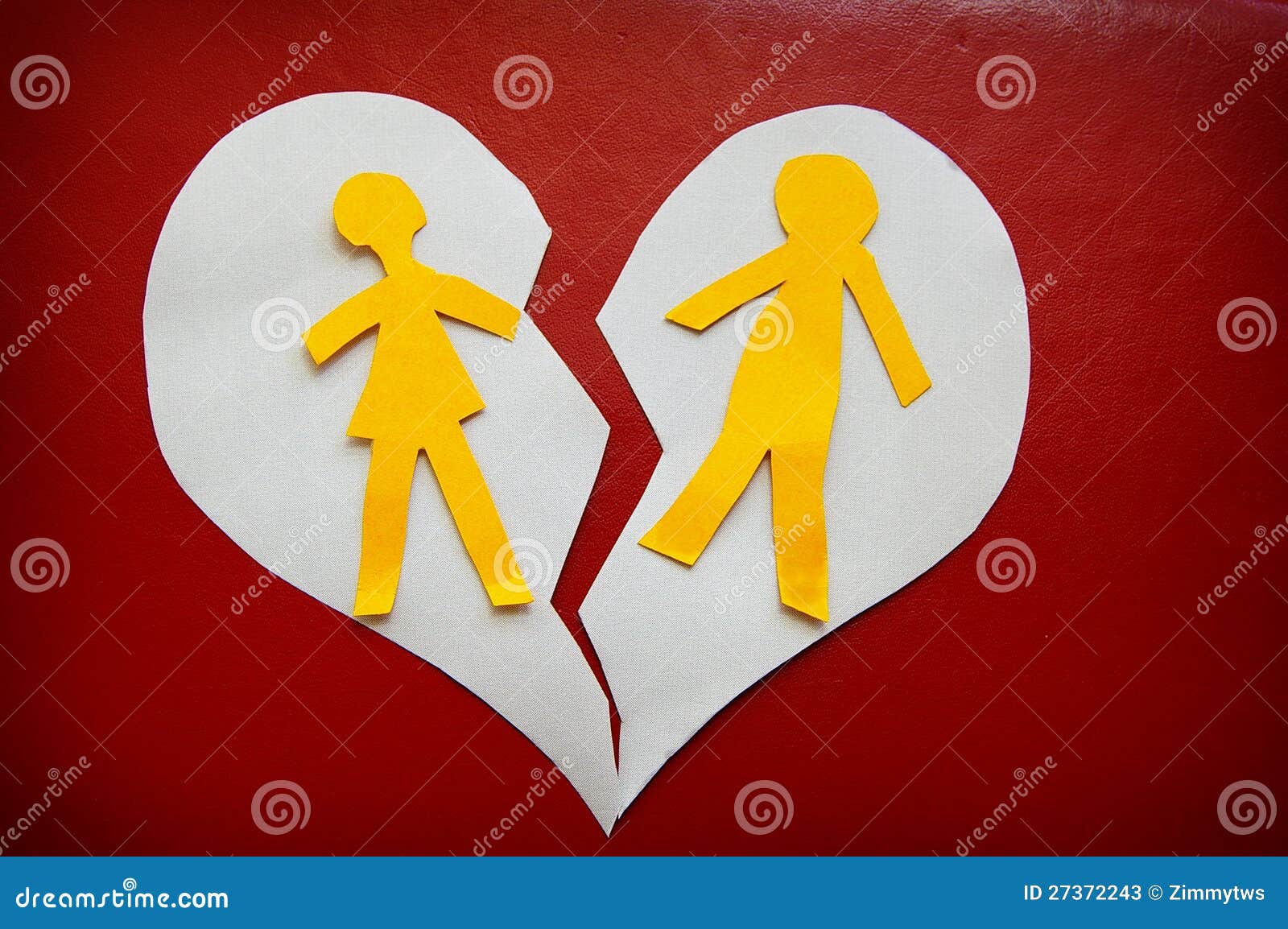 Torn Couple Stock Image Image Of Broken Separate Married 27372243
