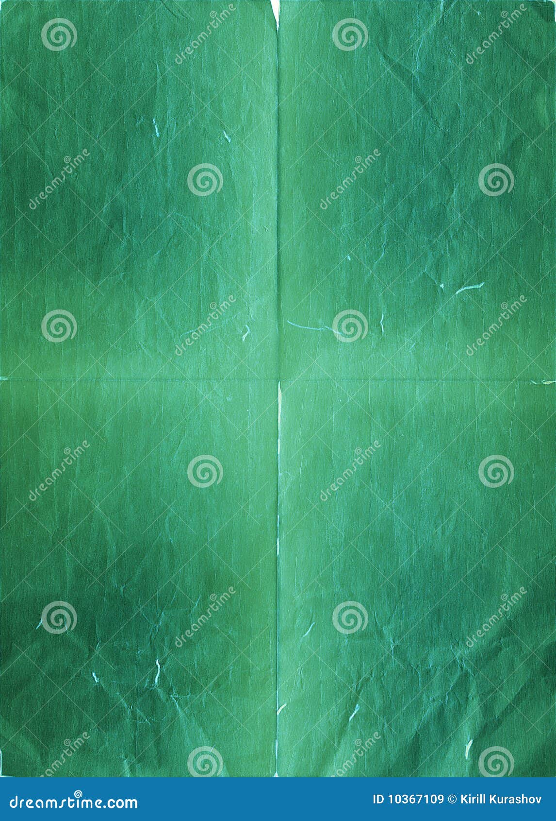 Torn and Crumpled Green Paper Stock Image - Image of paper, spotted ...