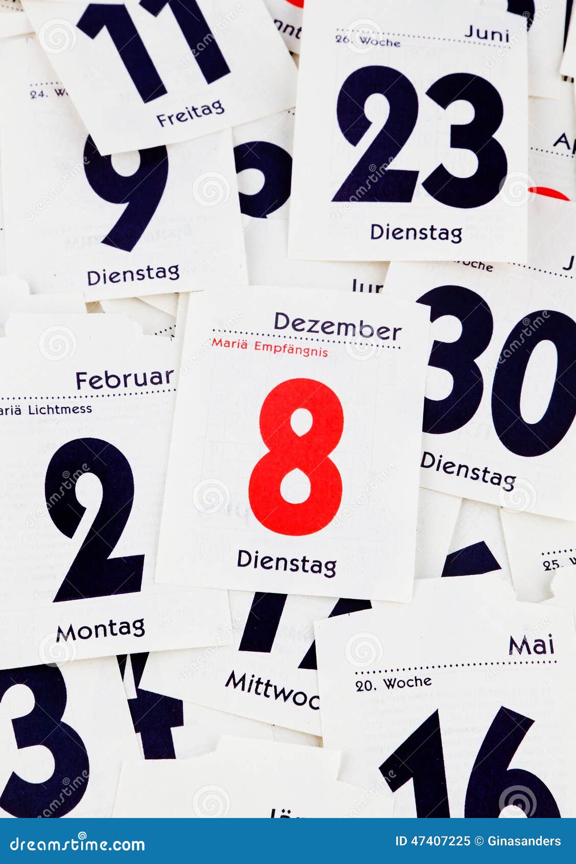 Torn days of a calendar stock image. Image of calendars - 47407225