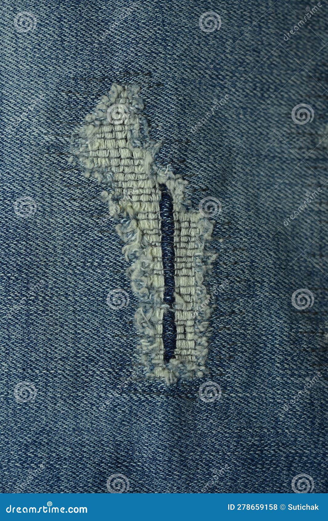 Torn on Denim Jean, Trousers Design Stock Photo - Image of backdrop ...