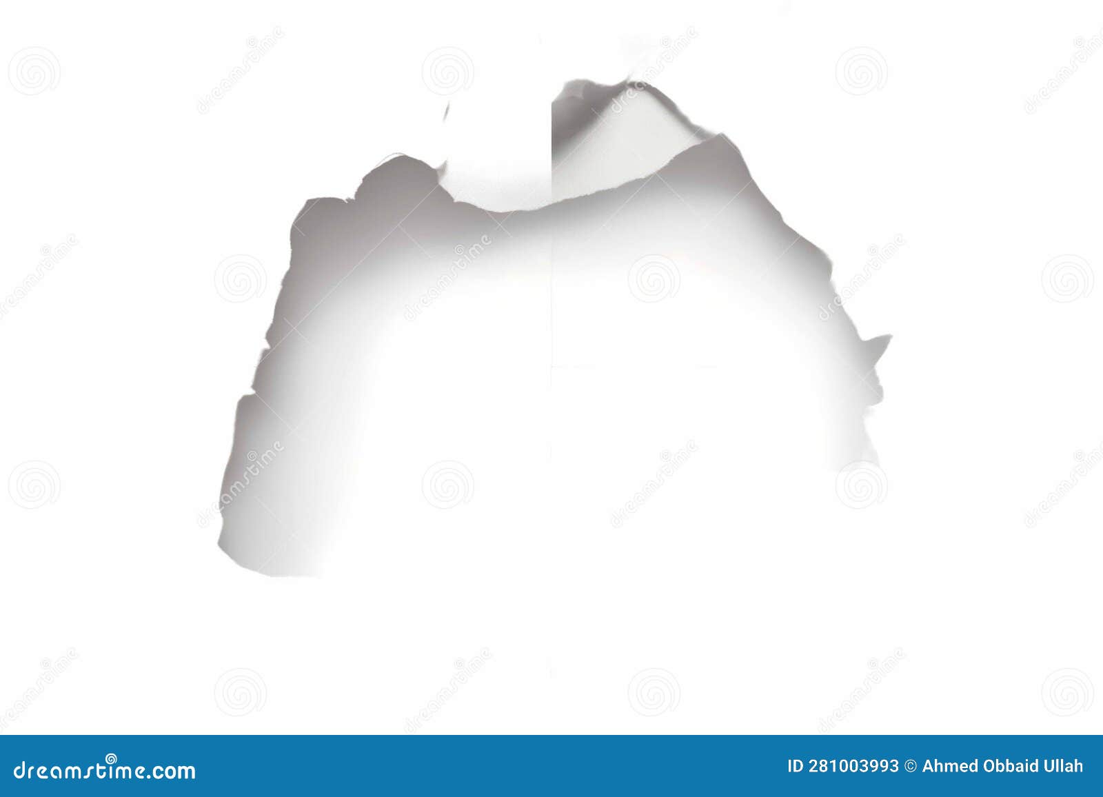 Torn and Distressed White Paper Background: Vintage and Textured ...