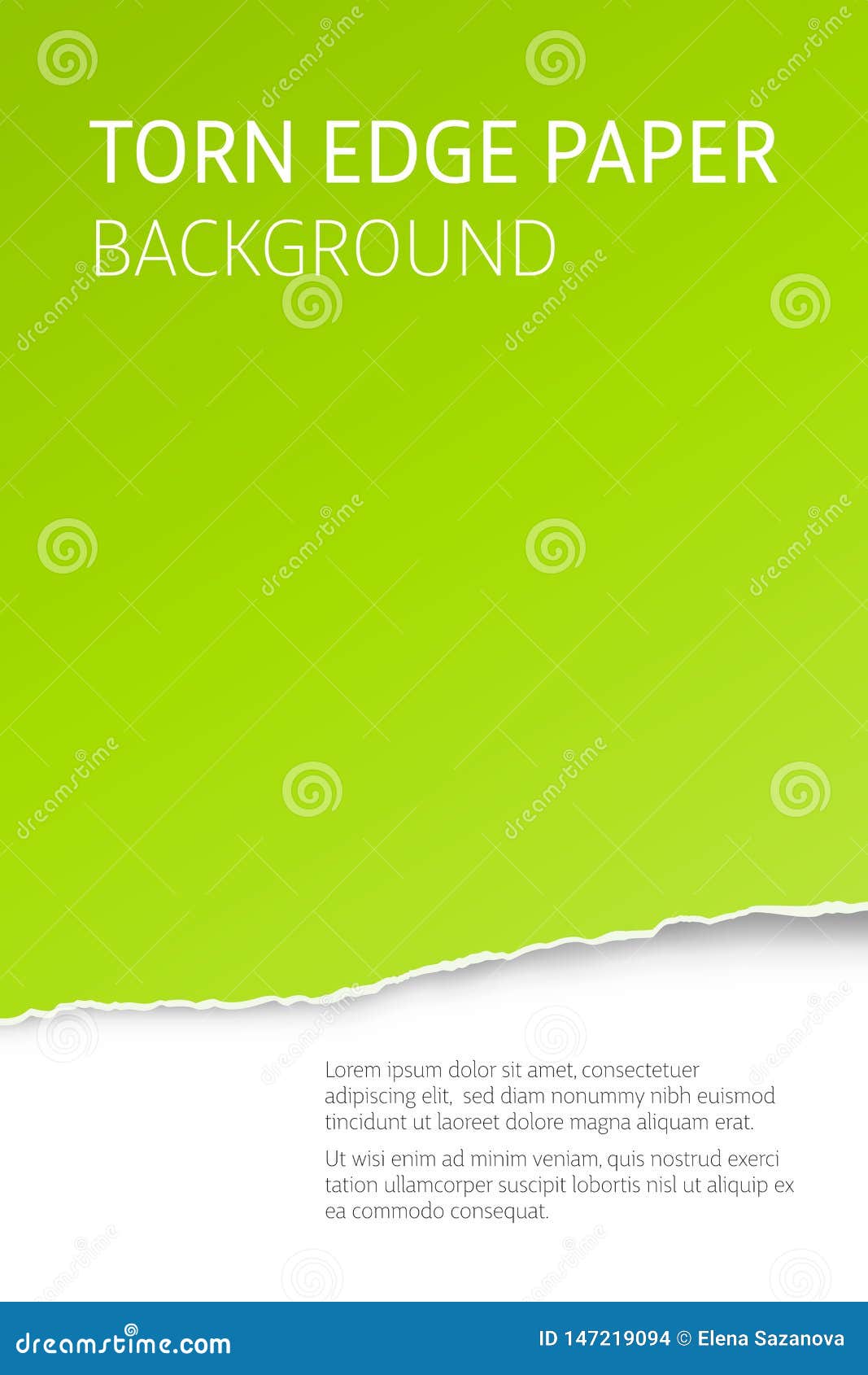 Torn Edge Paper Vector Background Stock Vector - Illustration of clean ...