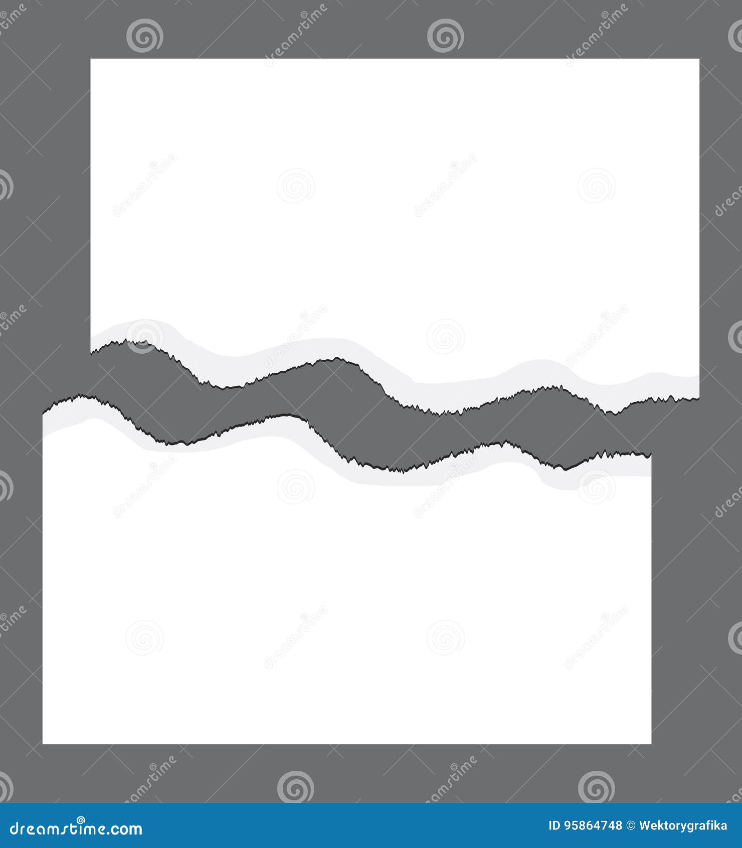 Torn Edge, Ripped Paper Vector Symbol Icon Design. Stock Vector ...
