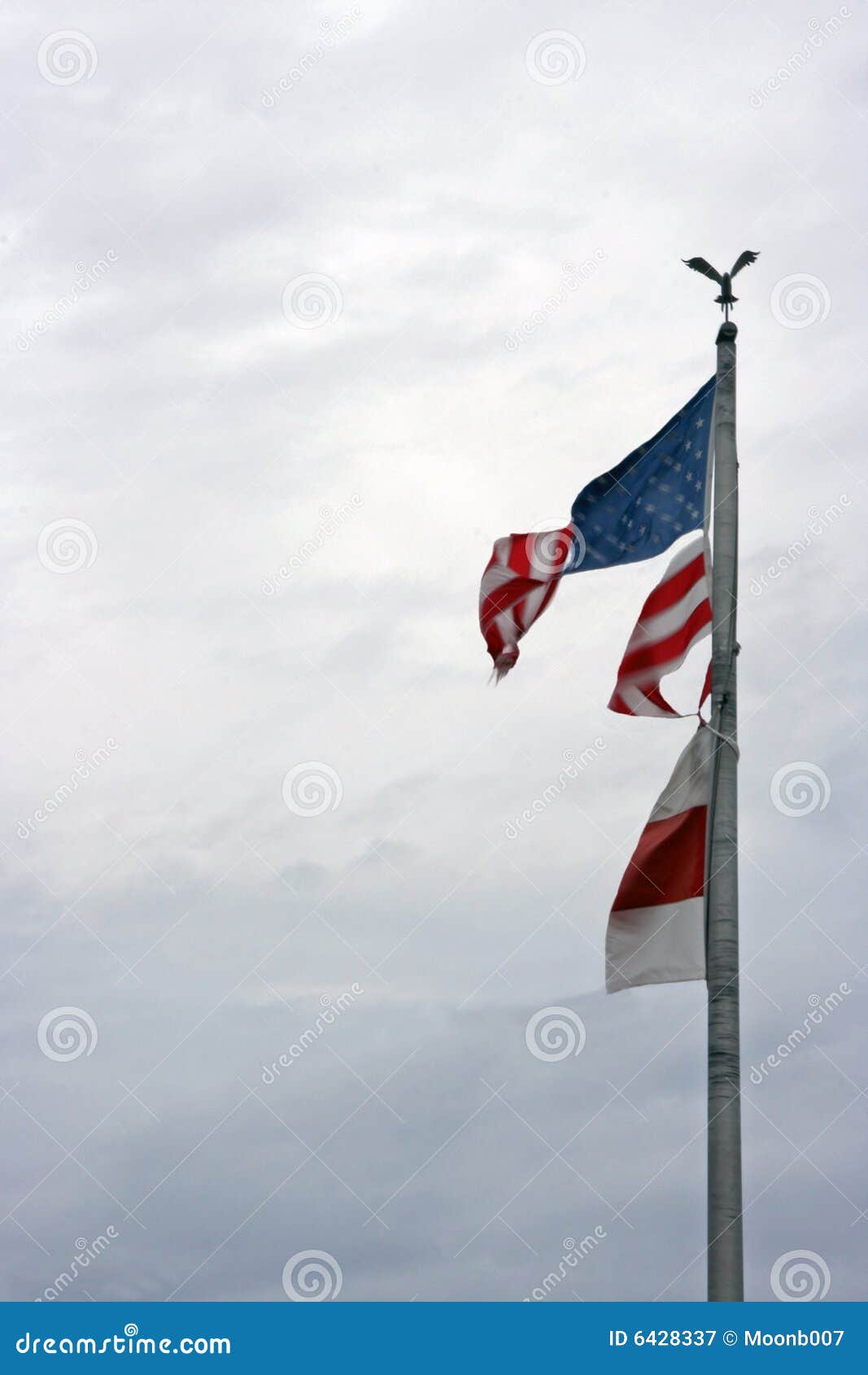 Torn Flag stock image. Image of fall, american, blue, catastrophe - 6428337