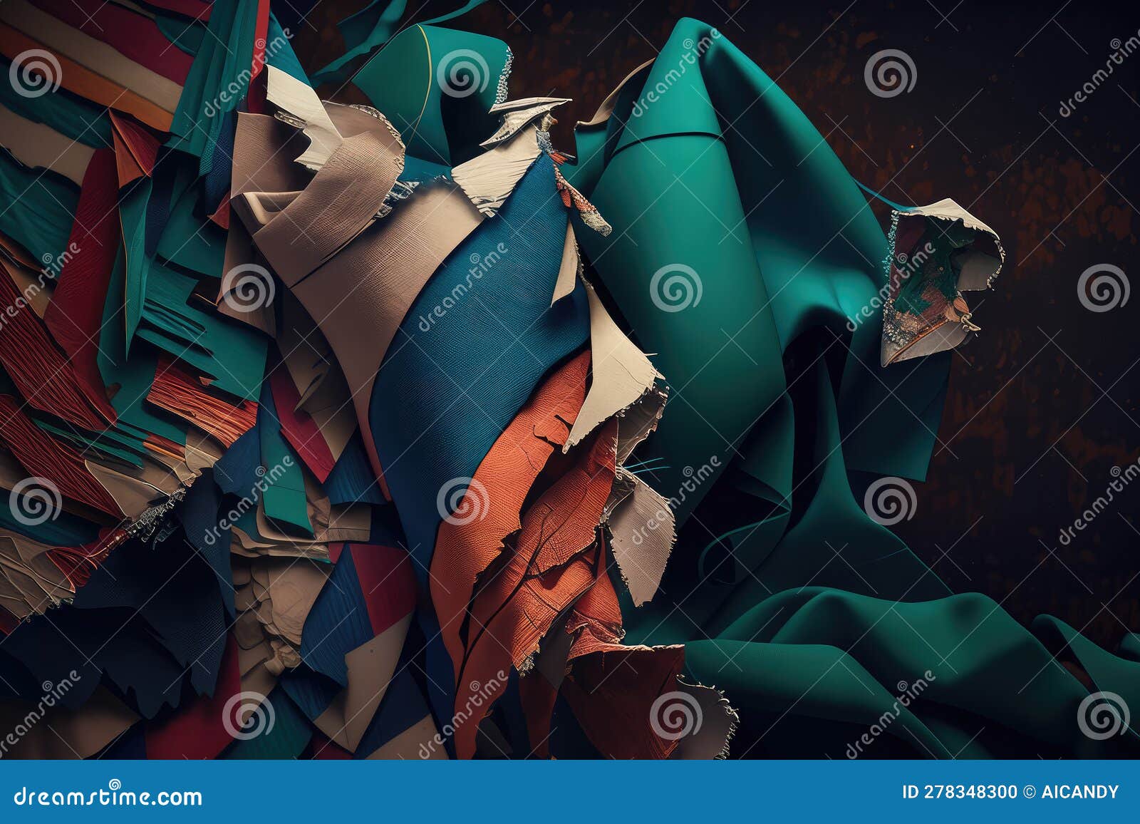 Torn Threadbare Hollow Paper Stock Image | CartoonDealer.com #281248537
