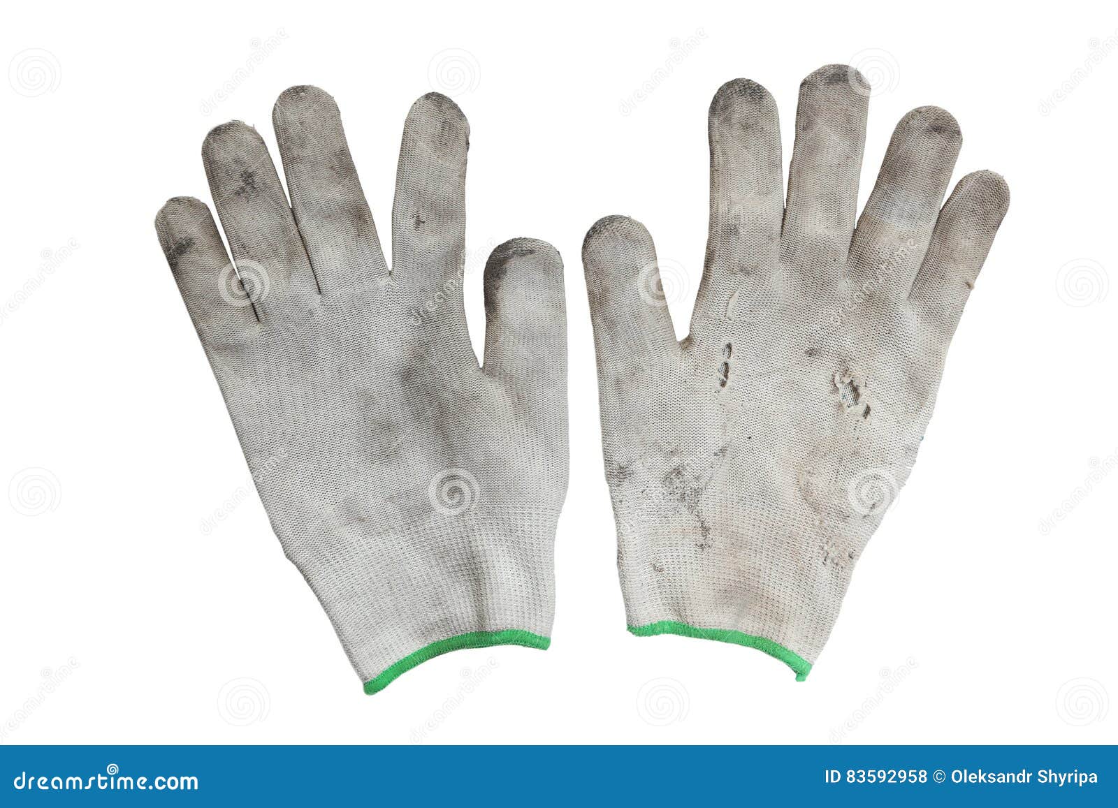 Torn gloves stock photo. Image of protective, isolated - 83592958