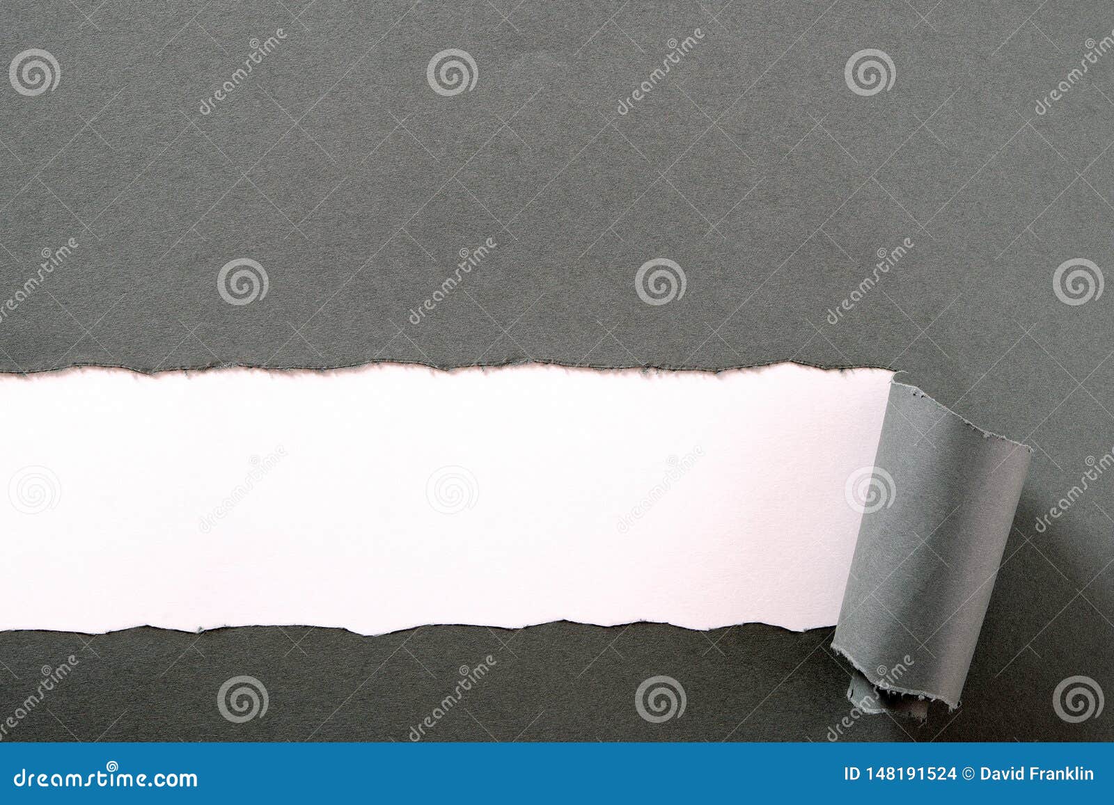 Torn Gray Crumpled Paper On White Cardboard Texture Royalty-Free Stock ...