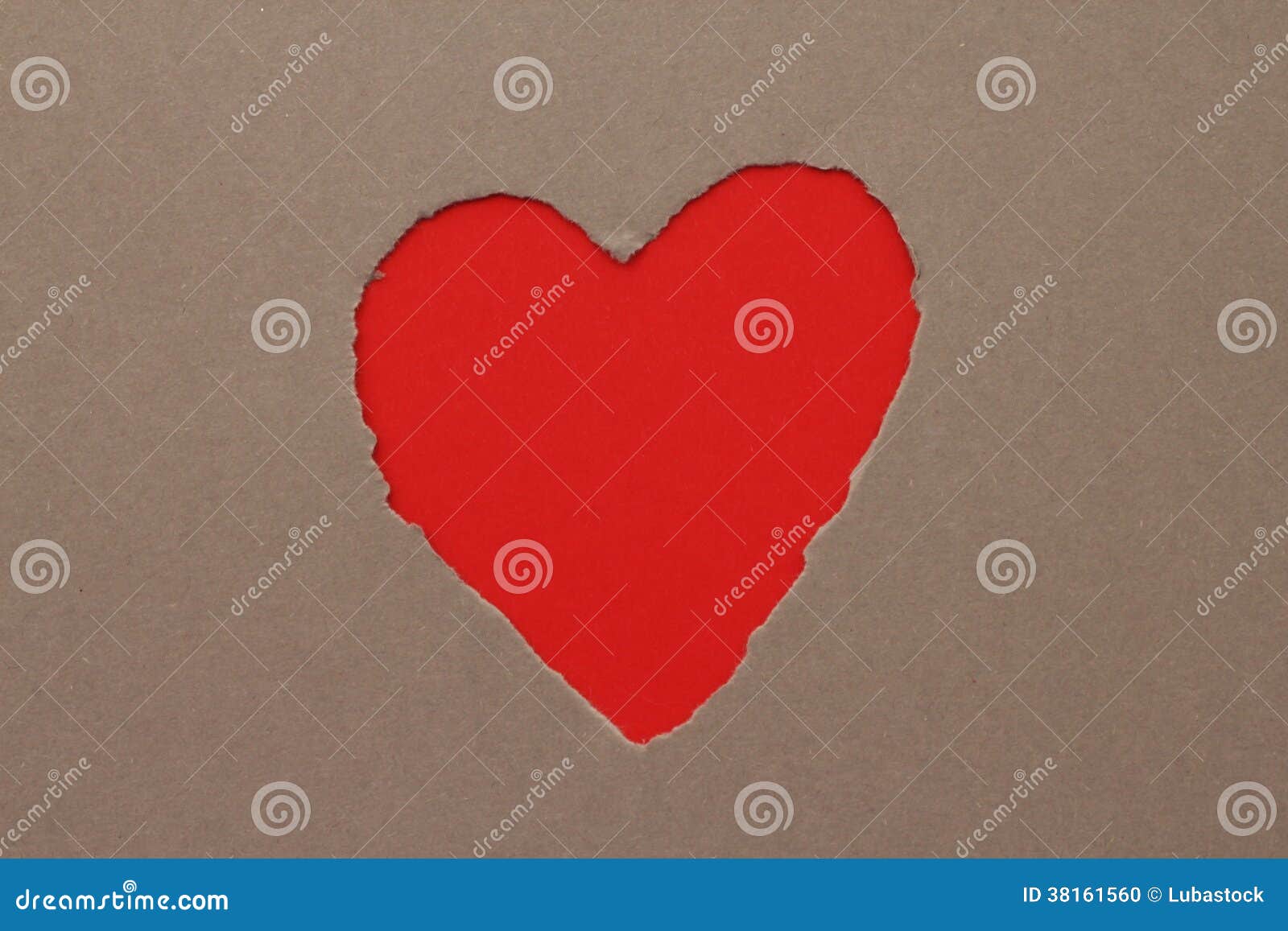 Torn heart in paper stock photo. Image of concept, backdrop - 38161560