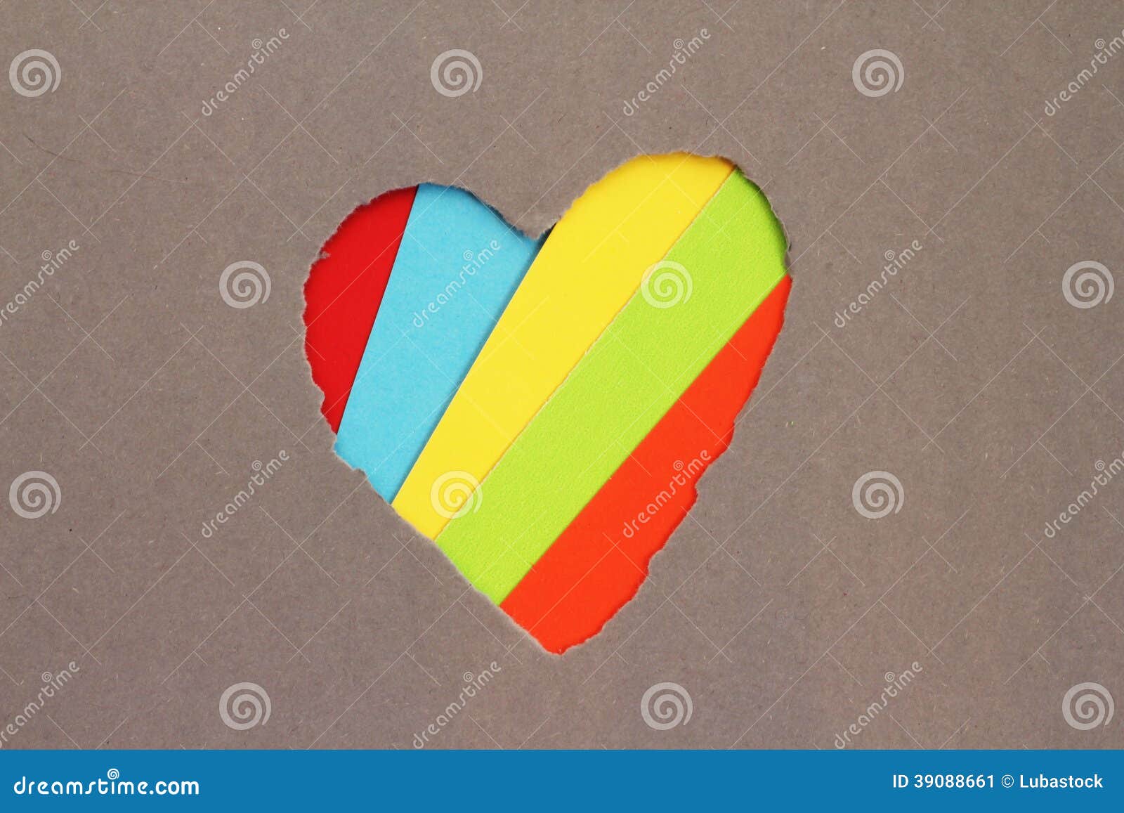 Torn heart in paper stock image. Image of romantic, edge - 39088661