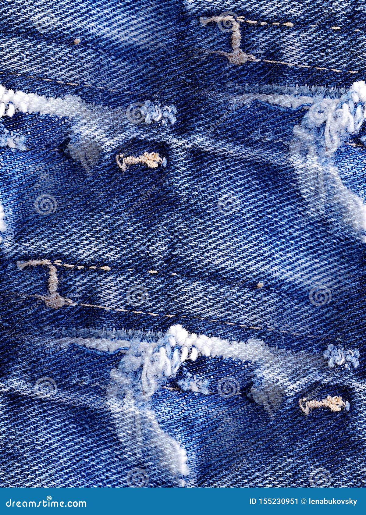 Torn Denim Wallpaper