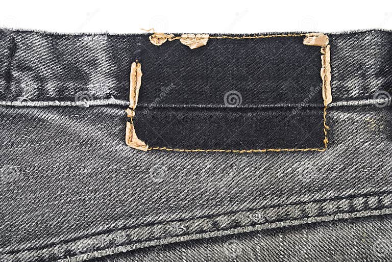 Torn label stock photo. Image of clothing, deep, canvas - 13166014