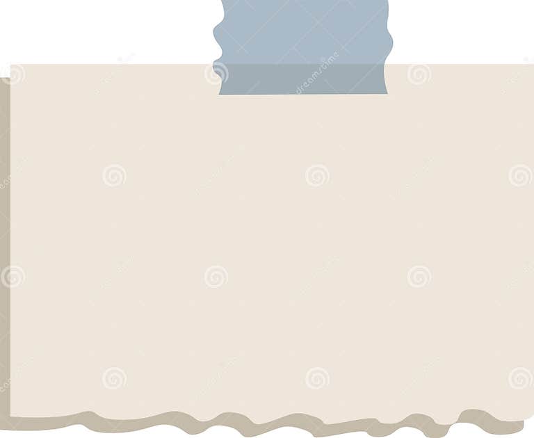 Torn Notepad Paper stock vector. Illustration of isolated - 321991070