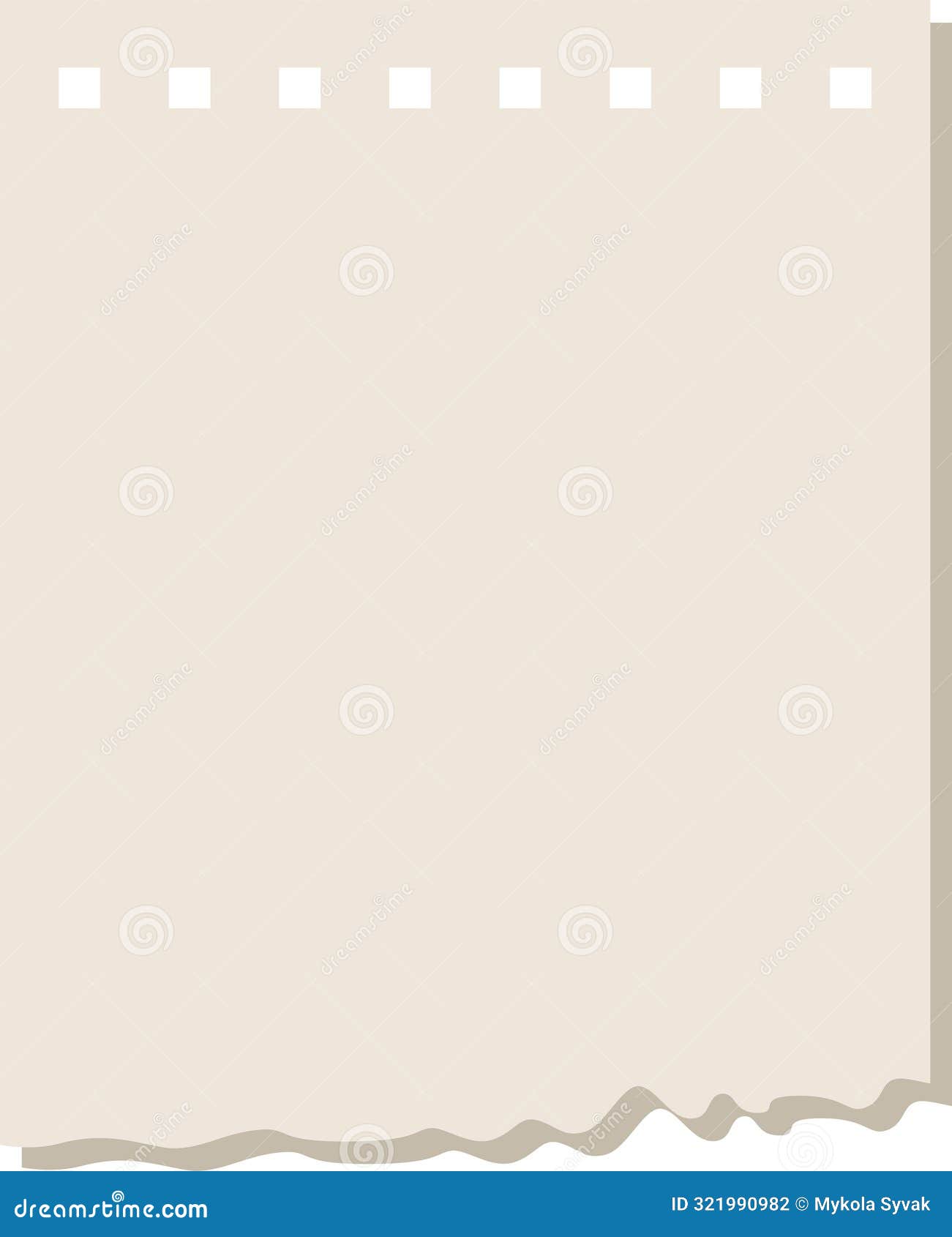 Torn Notepad Sheet stock vector. Illustration of paper - 321990982