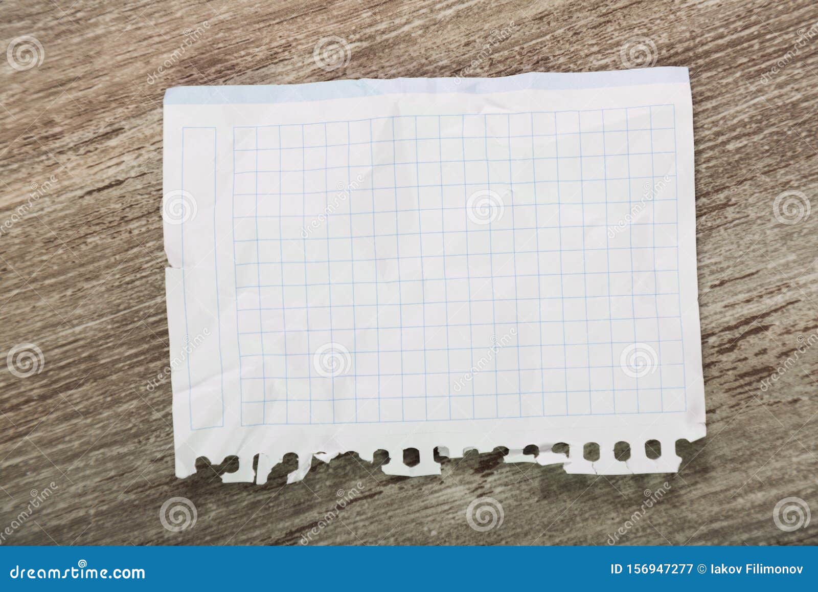 Torn-off sheet of notebook stock image. Image of flat - 156947277