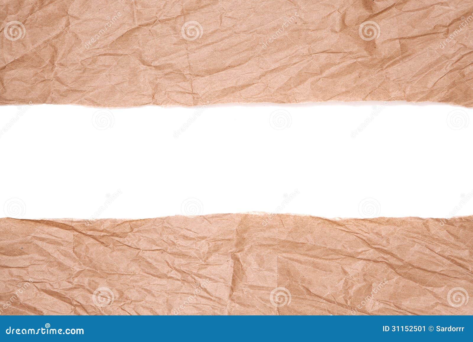 Torn Wrapping Paper Revealing Cardboard Box Royalty-Free Stock Image ...