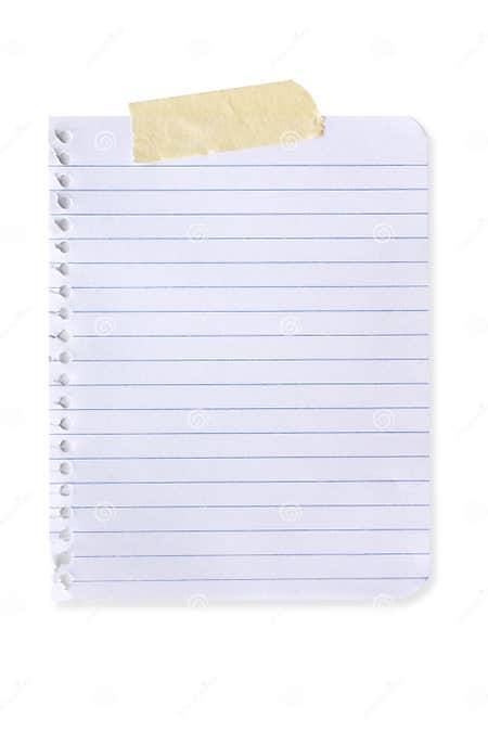 Torn Page (with Path) stock image. Image of isolated, white - 5854445