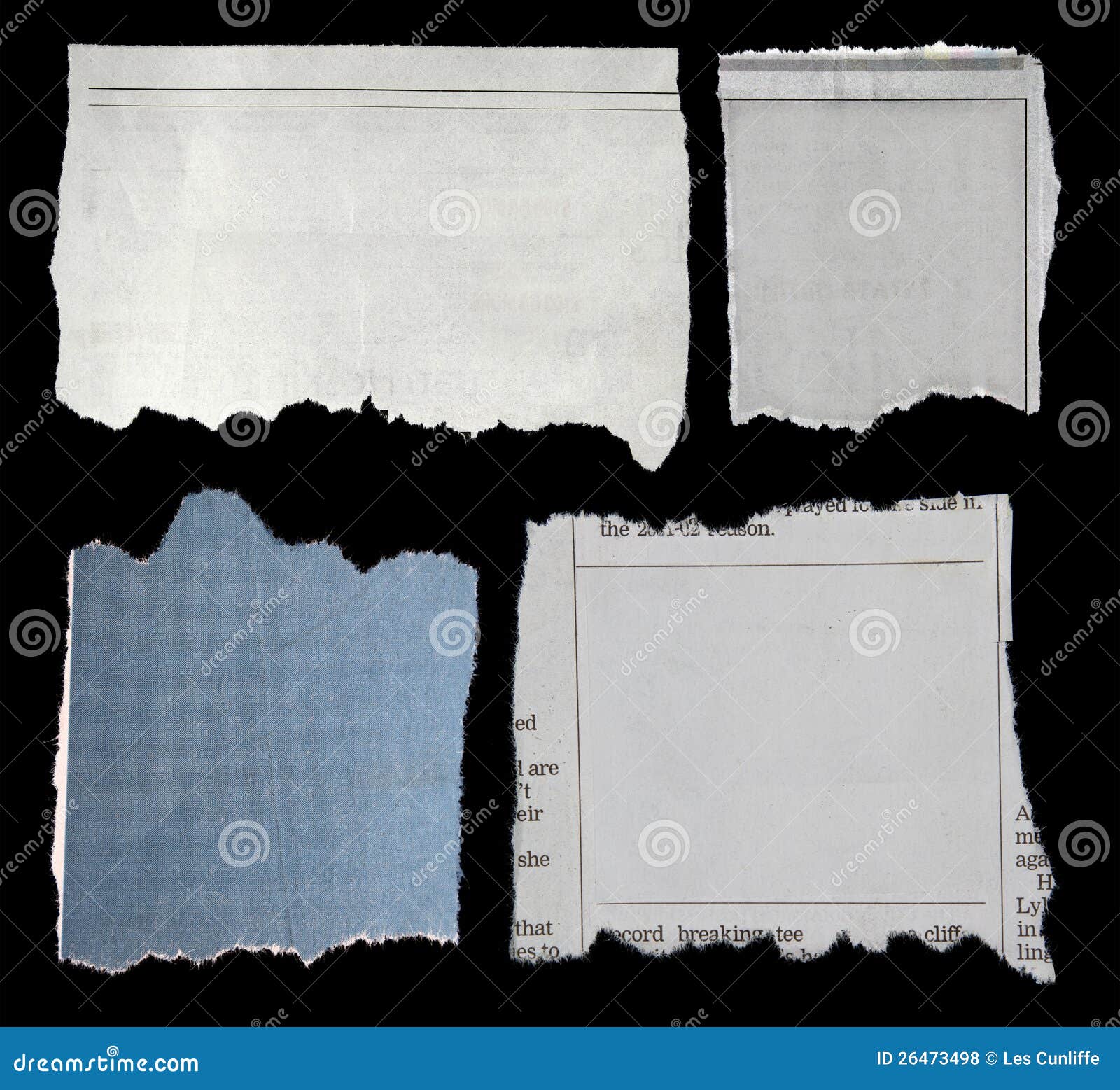 Torn paper stock photo. Image of message, pieces, advertising - 26473498