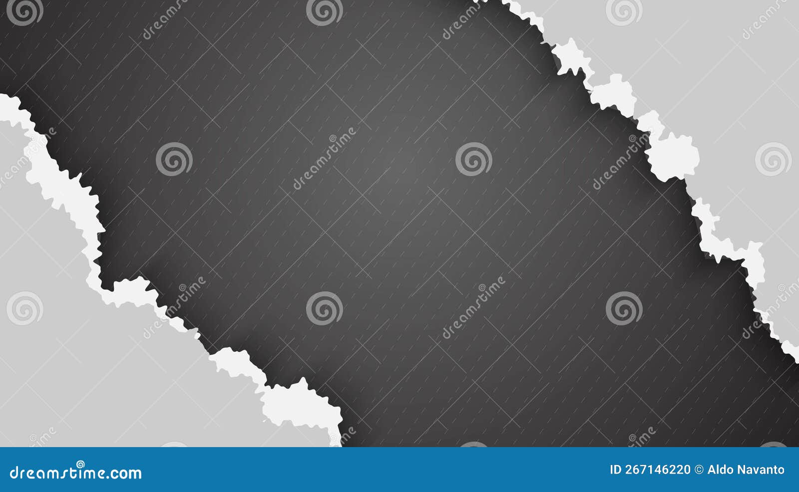 Abstract Frame Gray Paper Torn with Texture Design in Black Background ...