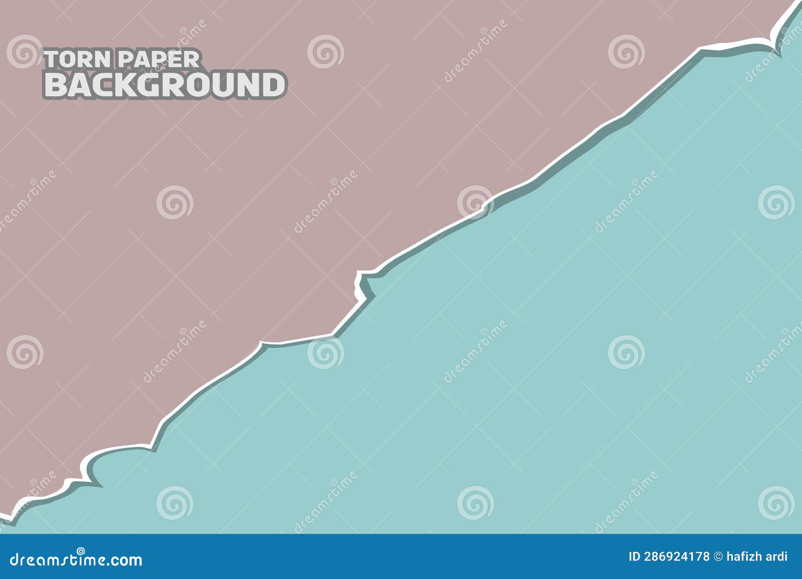 Torn Paper Background with Two Colours Stock Vector - Illustration of ...
