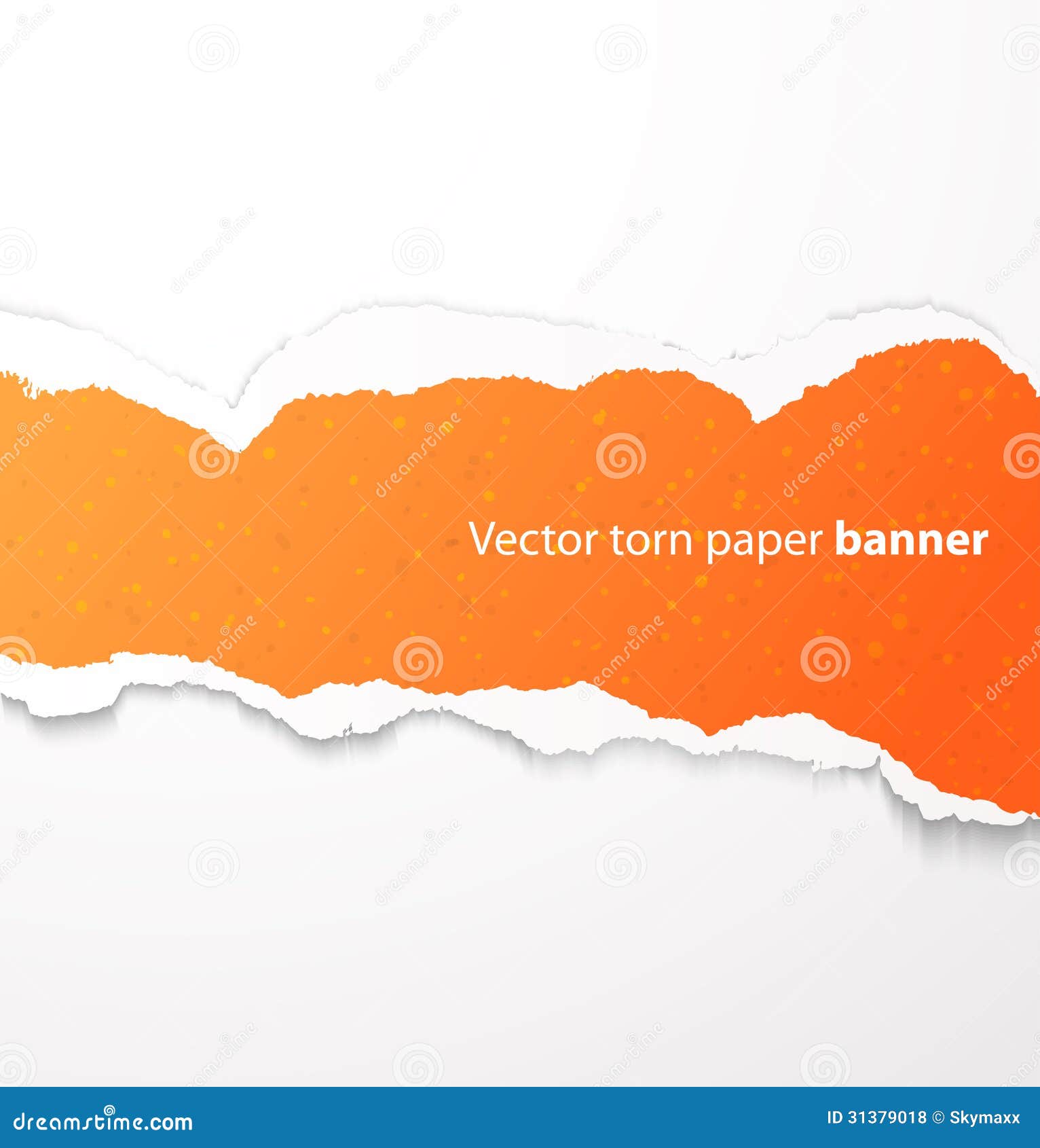 Torn paper banner stock vector. Illustration of cover - 31379018