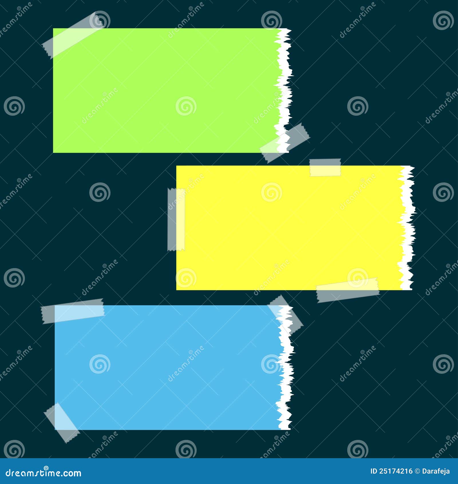 Torn paper banners stock vector. Illustration of collection - 25174216