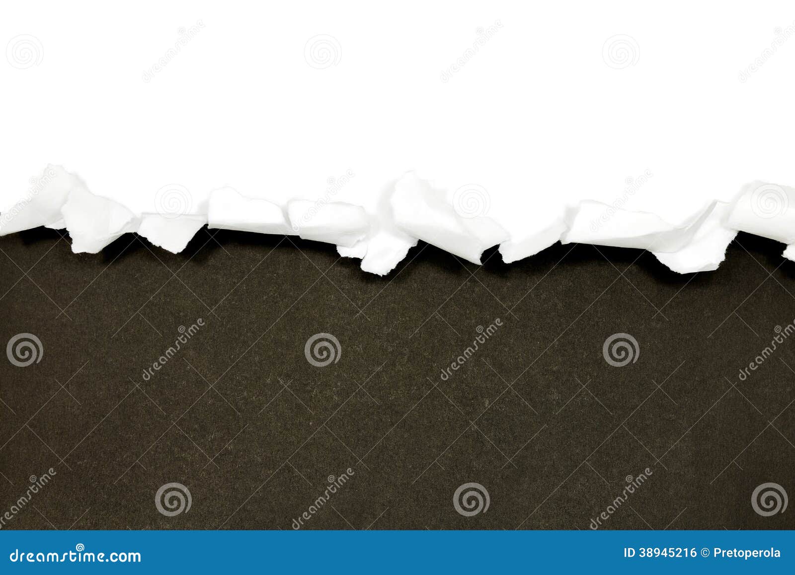 Torn Paper Borders on White Stock Photo - Image of aged, design: 38945216
