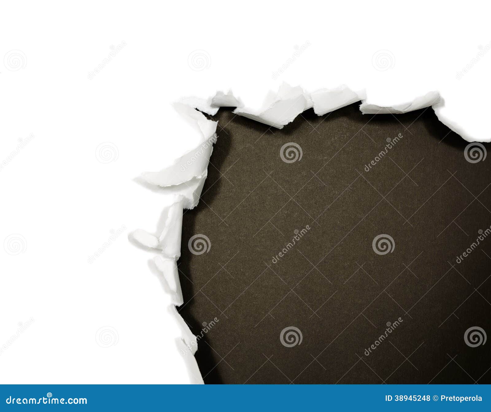Torn Paper Borders On White Royalty-Free Stock Image | CartoonDealer ...