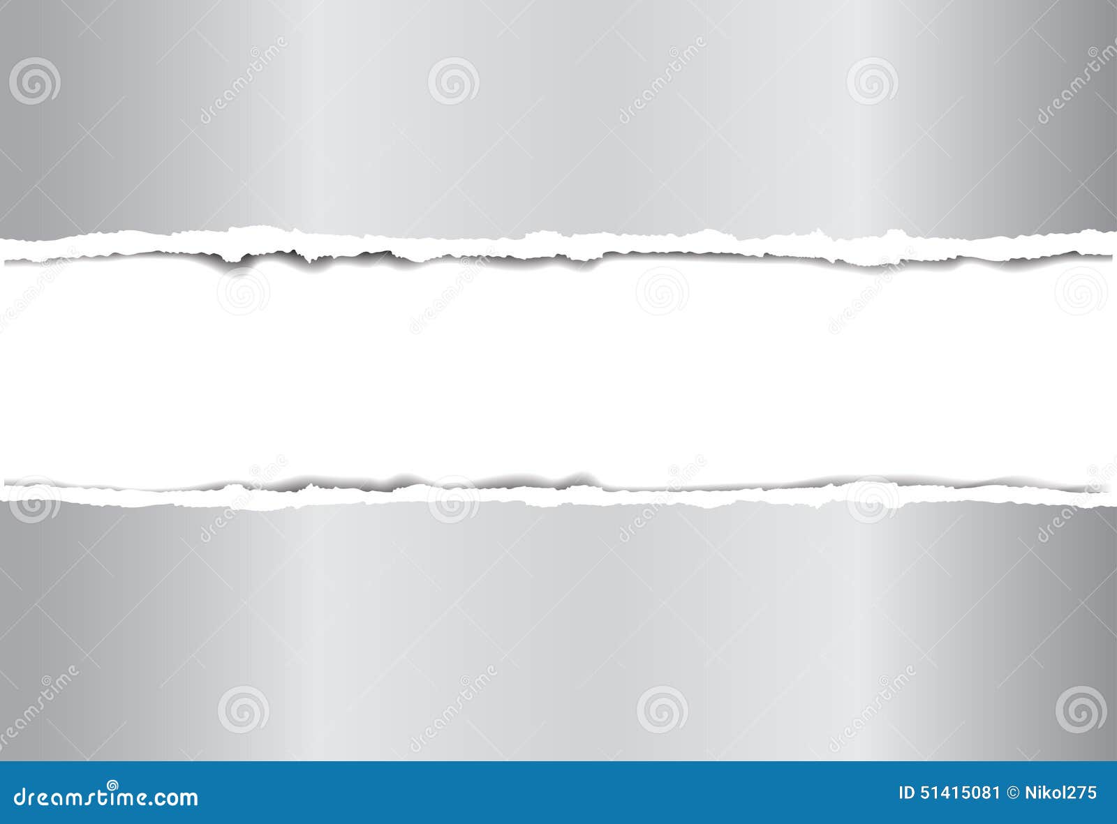 Torn paper stock vector. Illustration of turn, grunge - 51415081