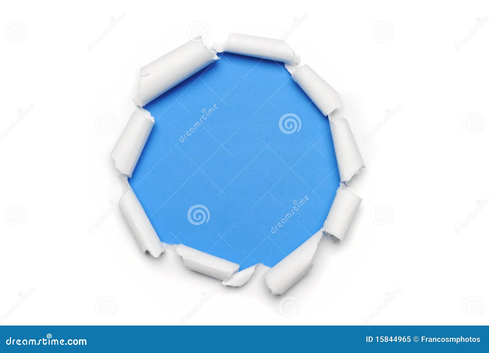 Torn Paper with Circlet S Shape Stock Image - Image of grunge, opening ...