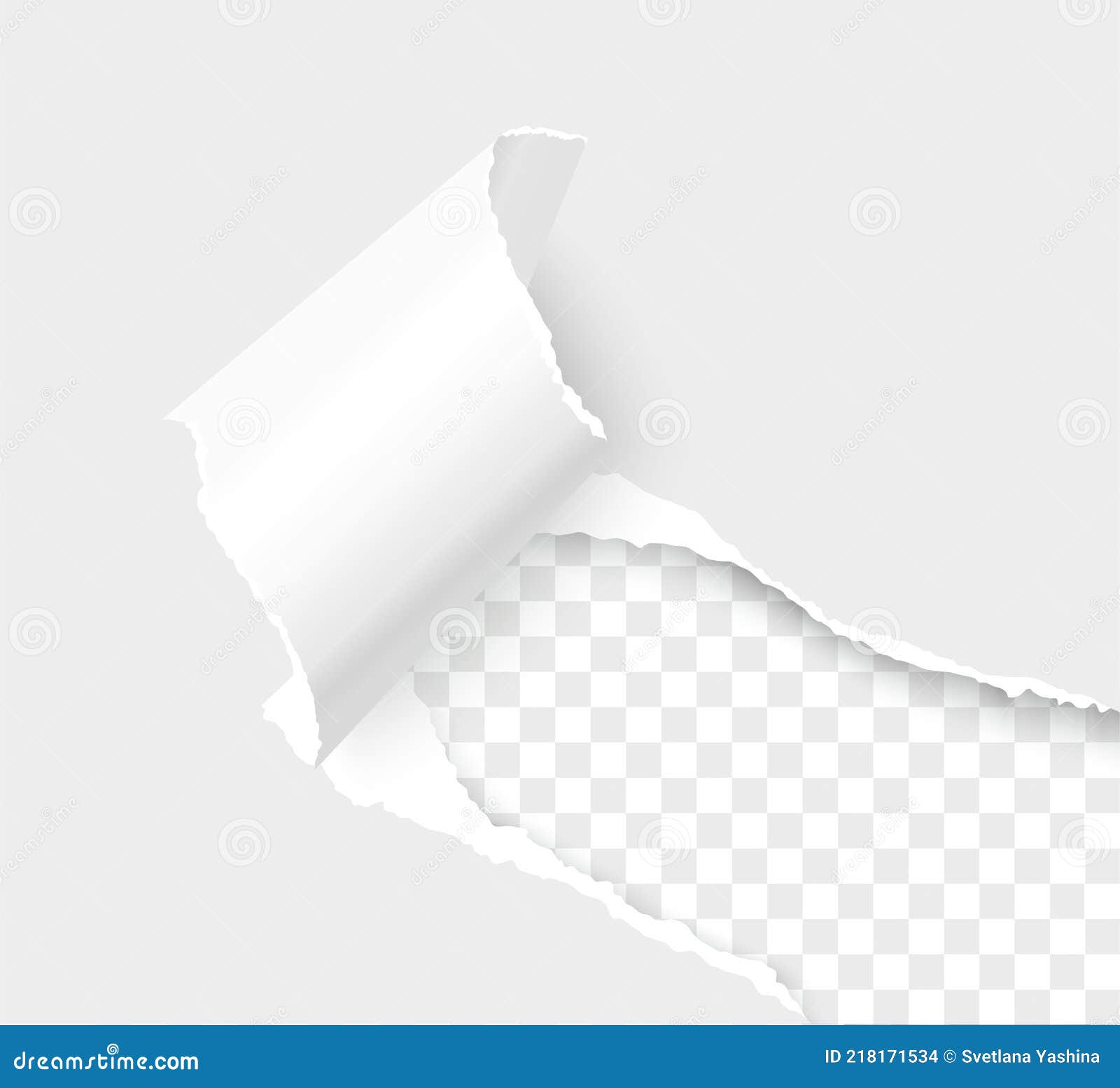 Torn Paper Corner with Space for Text Stock Vector - Illustration of ...