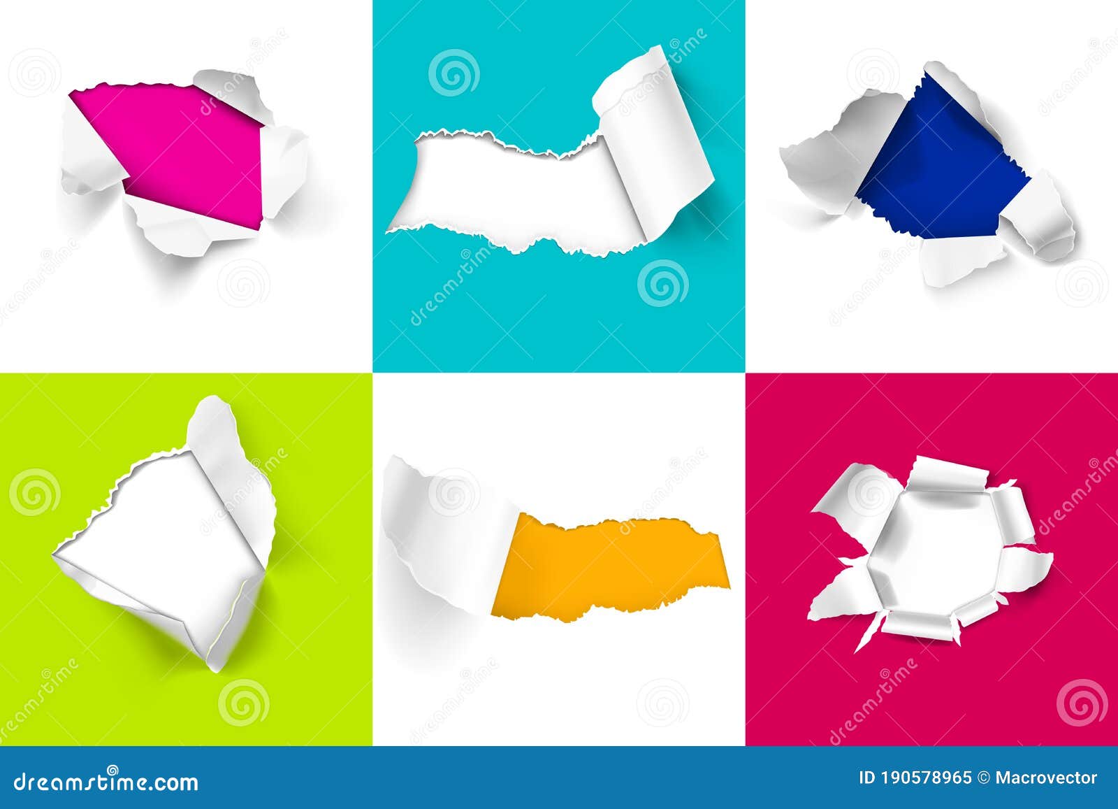 Torn Paper Design Concept stock vector. Illustration of newspaper ...
