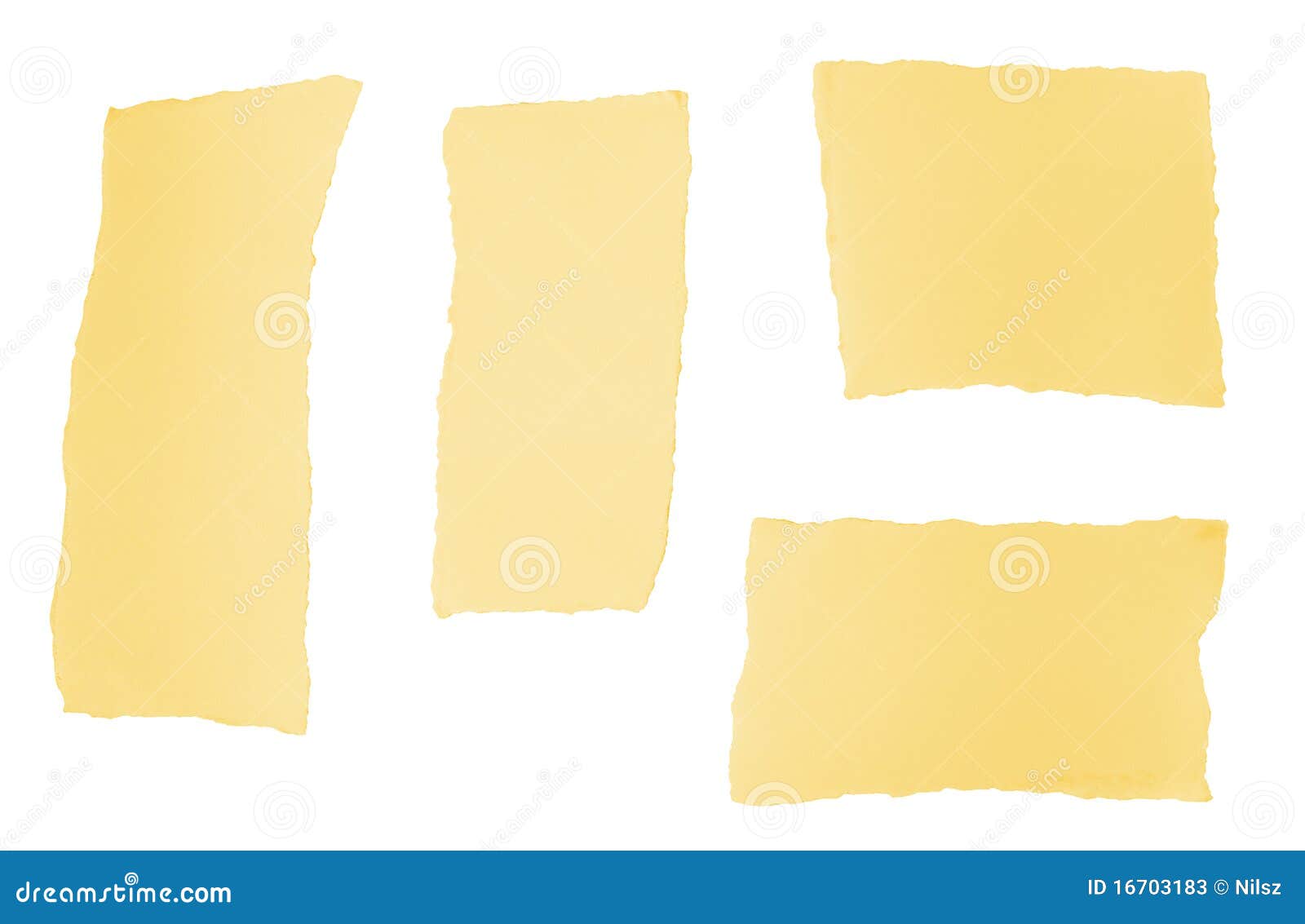 Torn paper design pieces stock image. Image of torn, assortment - 16703183