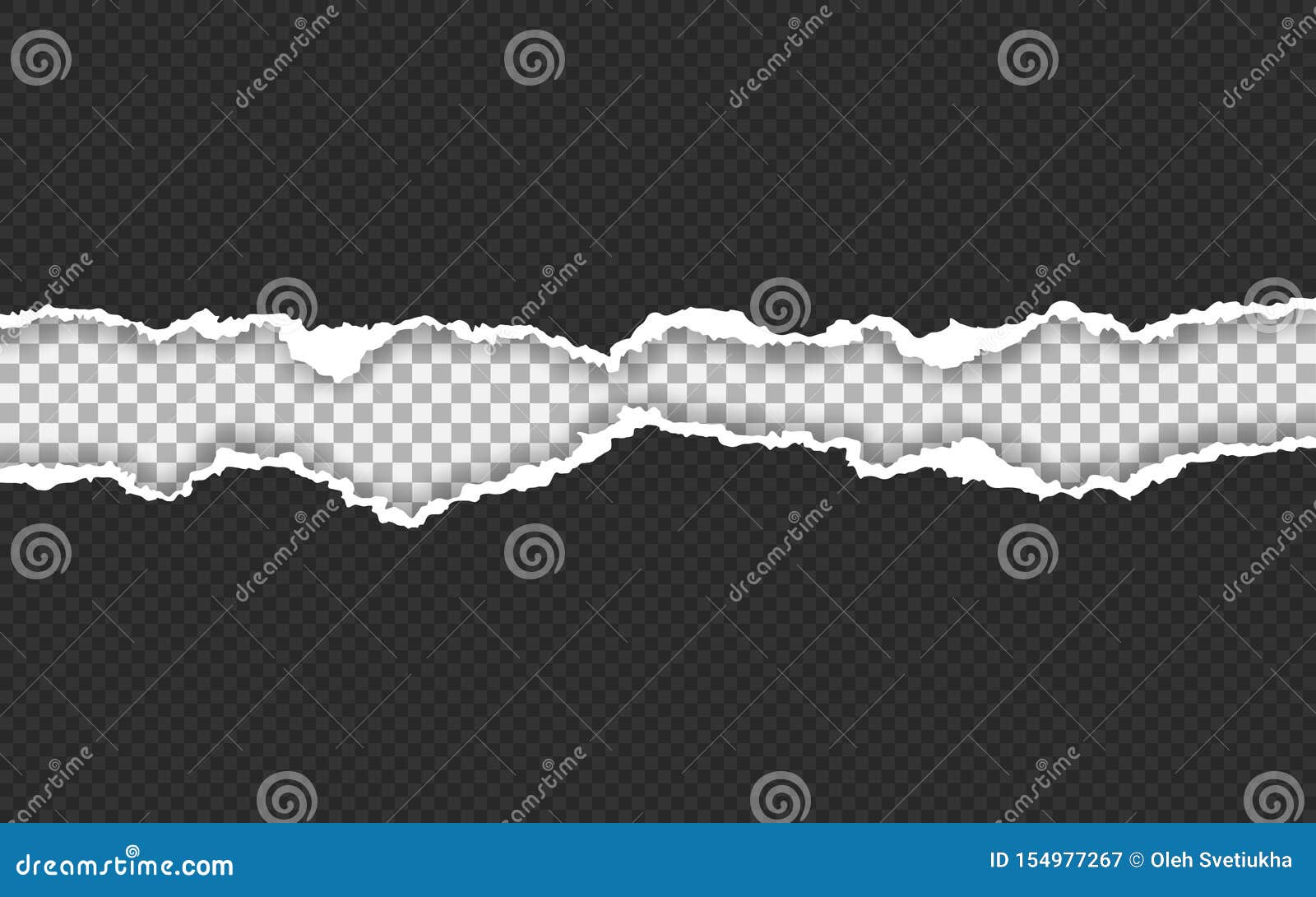 Torn Paper Edge. Ripped Squared Paper Strips Stock Vector ... Torn Paper Edge. Ripped Squared Paper Strips Stock Vector ...