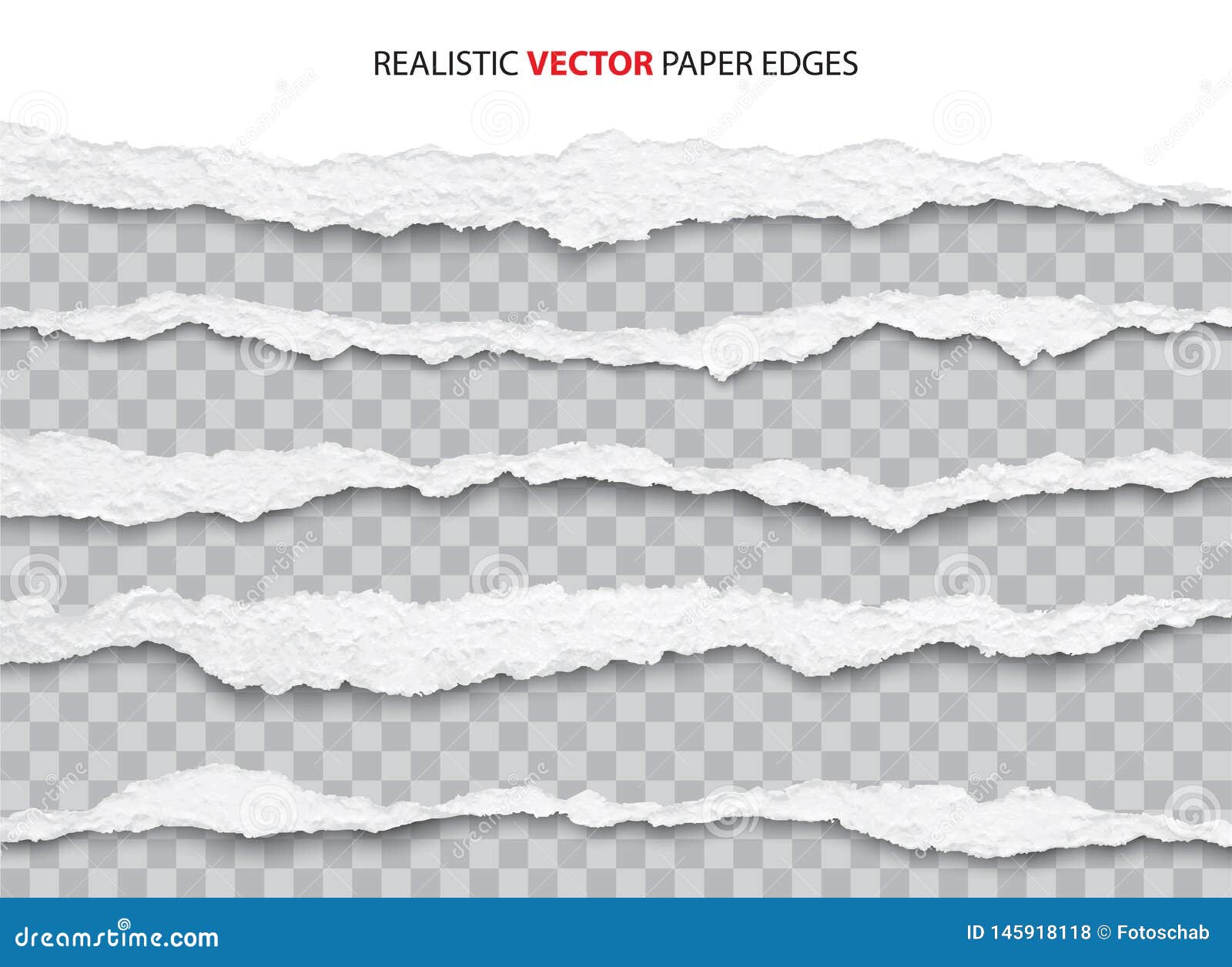 Torn paper edges stock vector. Illustration of garbage - 145918118