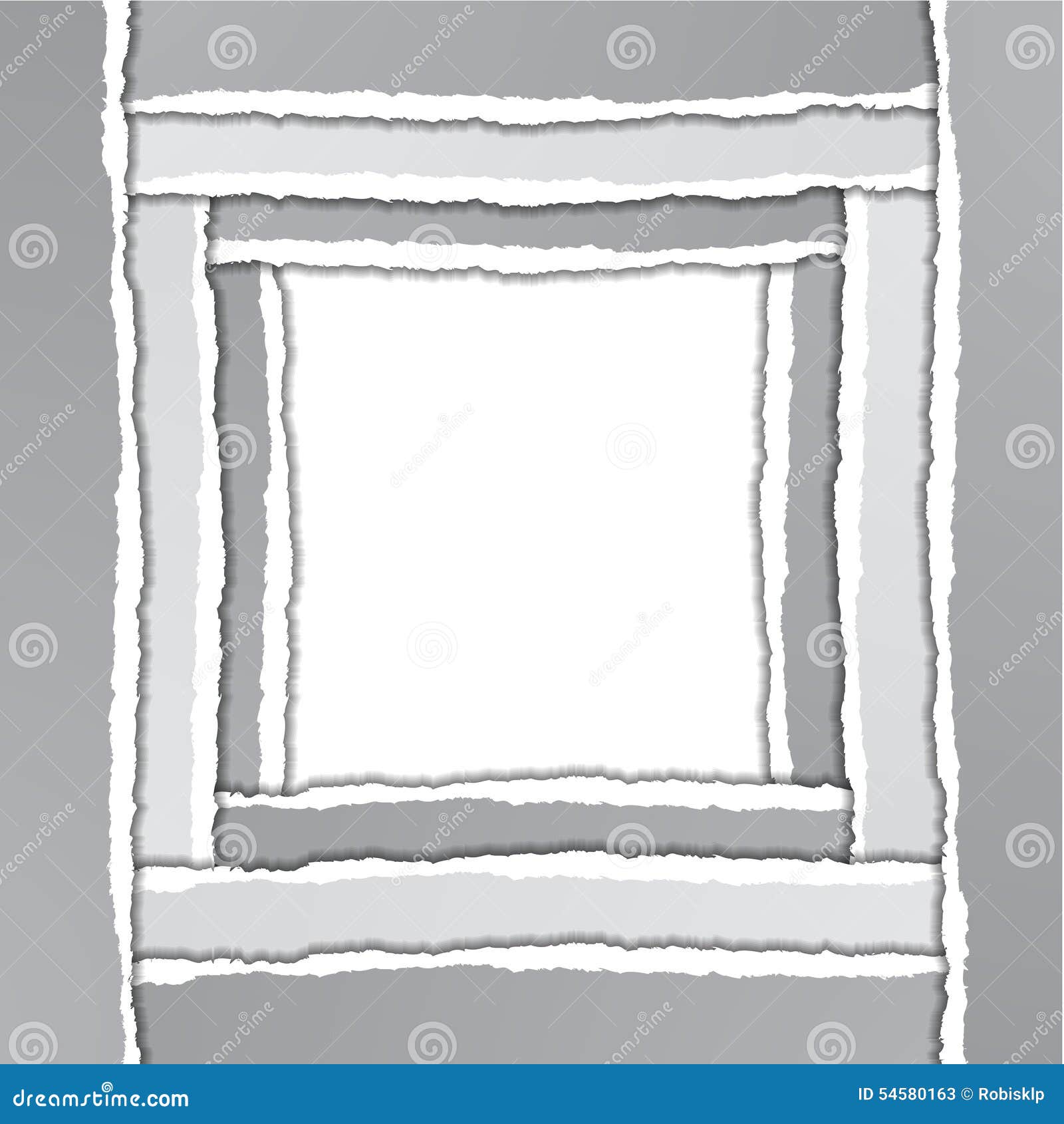 Torn Paper Frame stock vector. Illustration of label - 54580163