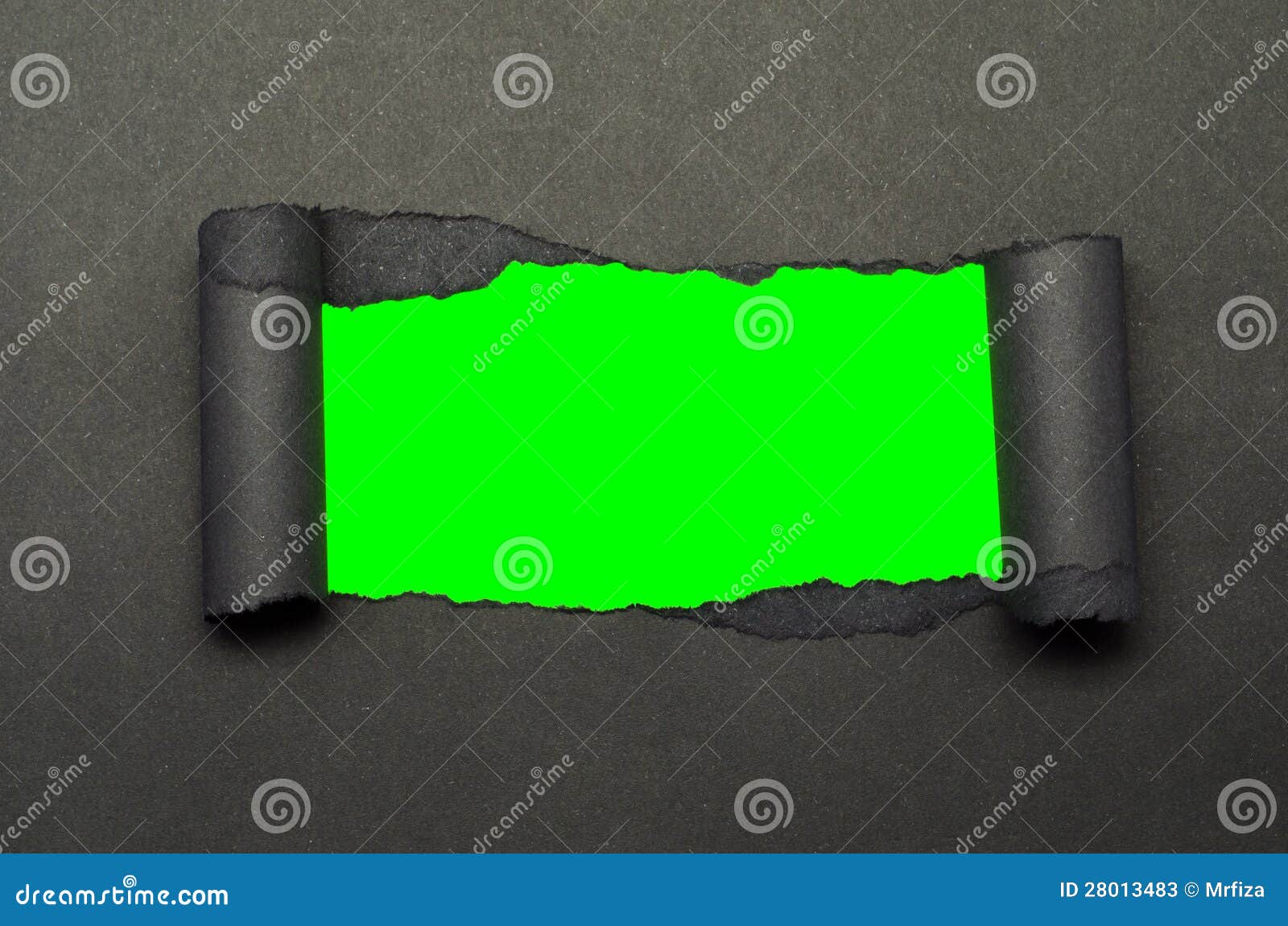 Torn Paper And Green Screen Stock Image - Image of idea, parcel: 28013483